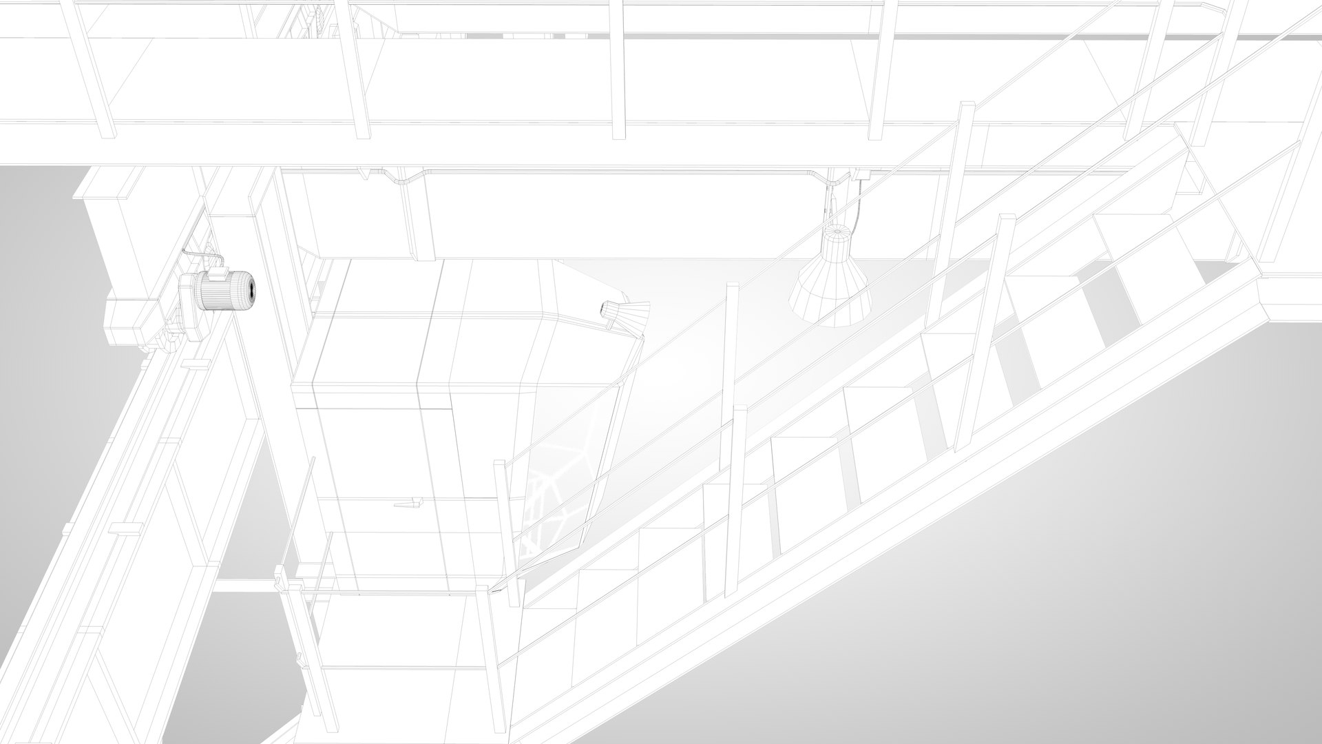 Crane overhead model - TurboSquid 1679408