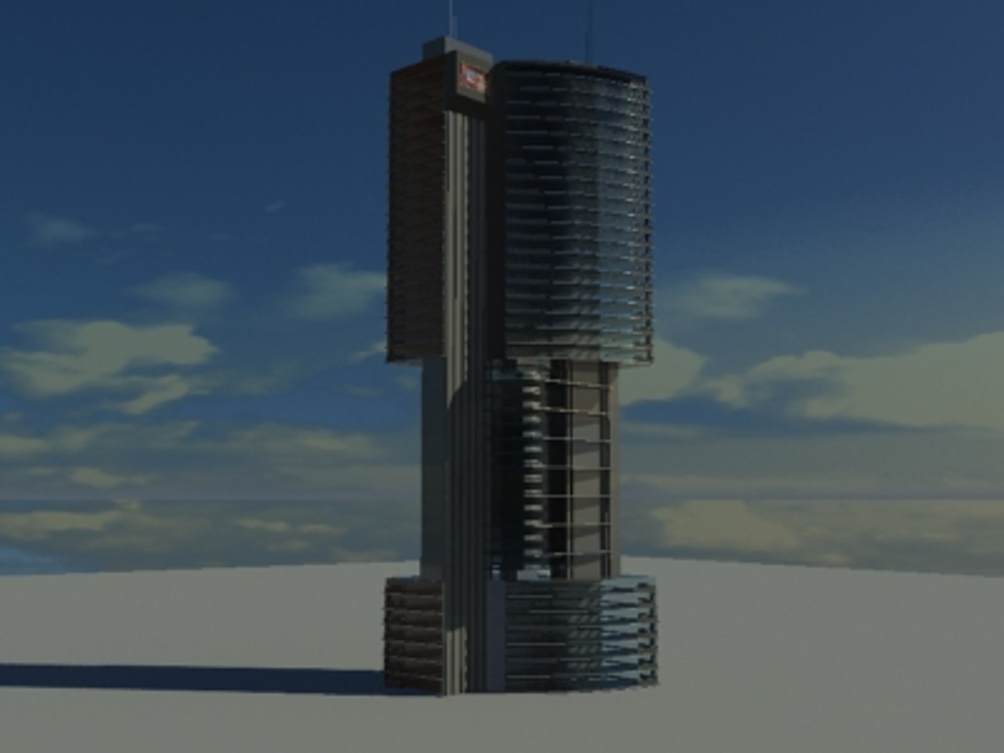 Dark Rise Building 3ds