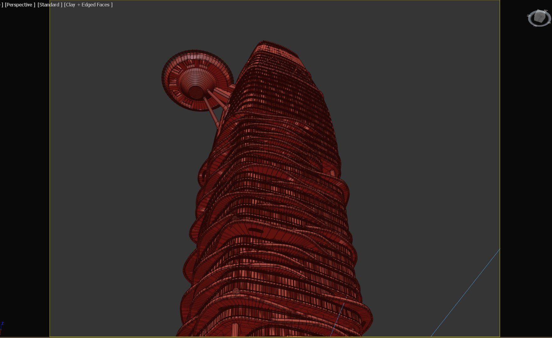 3D Aqua Tower Model - TurboSquid 2104191