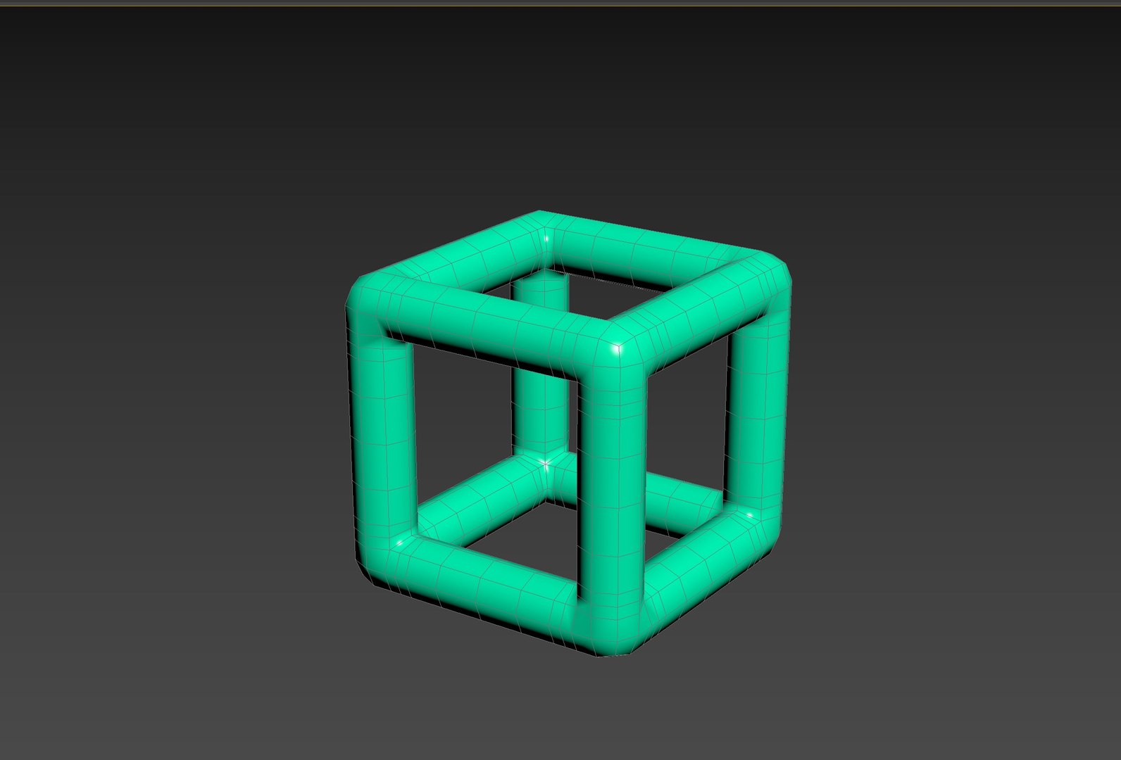 Symbol022 Wire Cube 3D Model - TurboSquid 2157561
