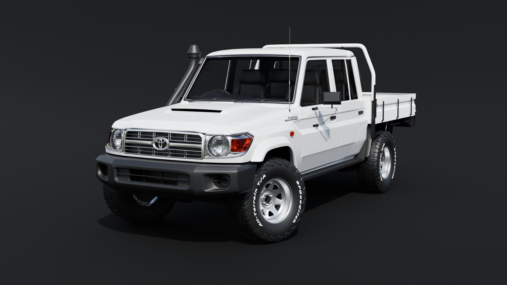3D TOYOTA LAND CRUISER 79 SERIES DUAL CAB STOCK - TurboSquid 2052097