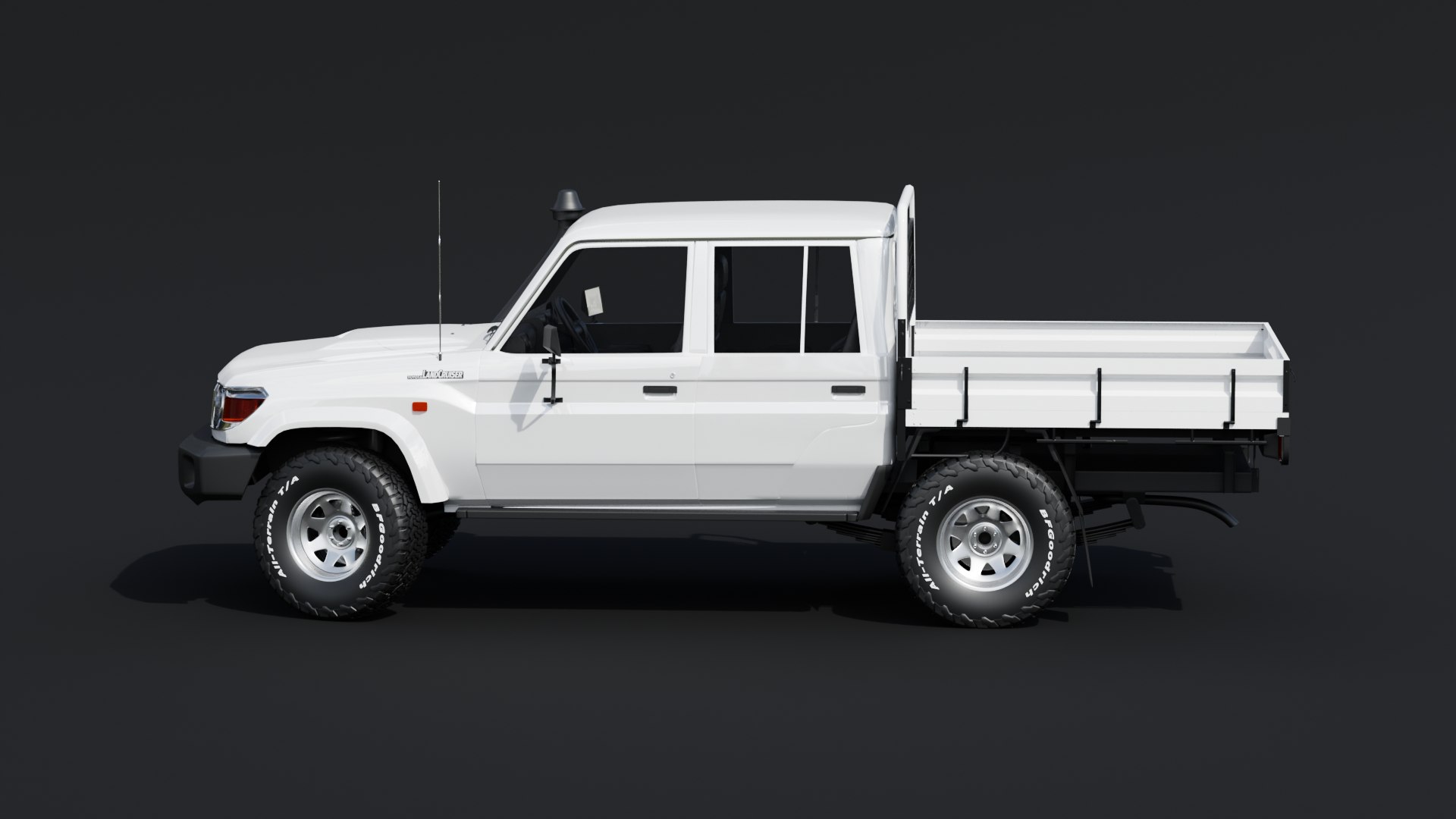 3D TOYOTA LAND CRUISER 79 SERIES DUAL CAB STOCK - TurboSquid 2052097