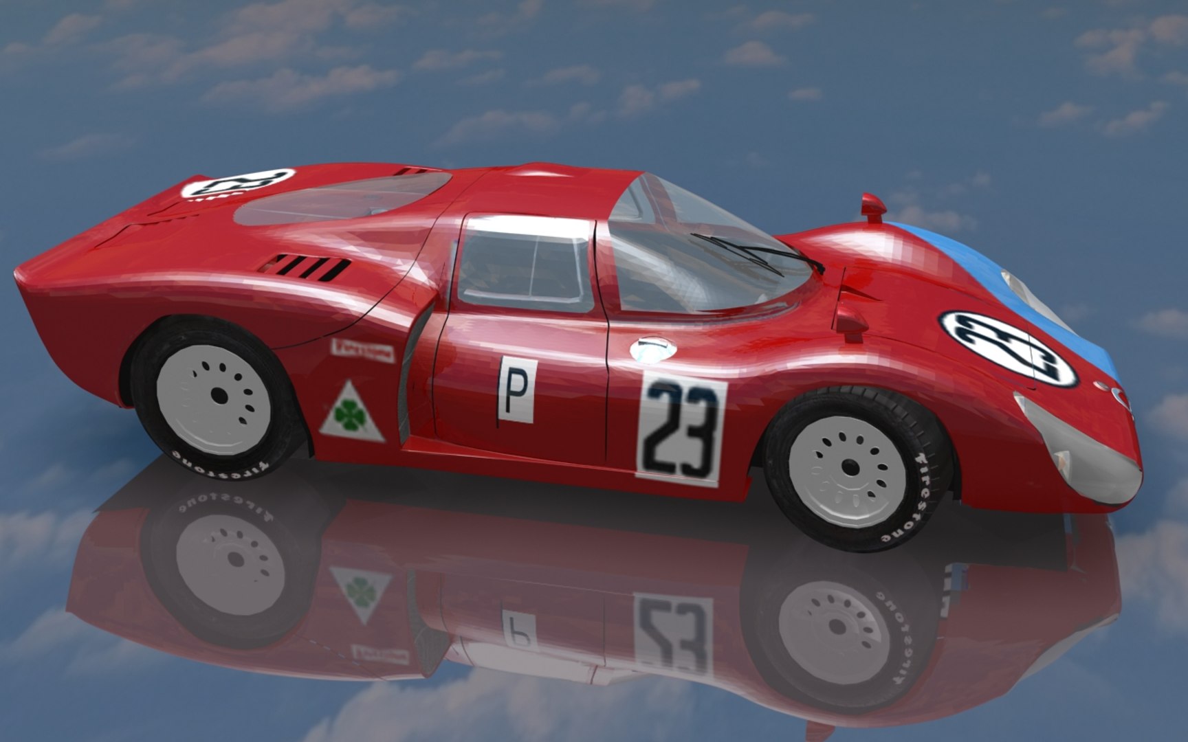 Alfa Romeo T33 3d Model