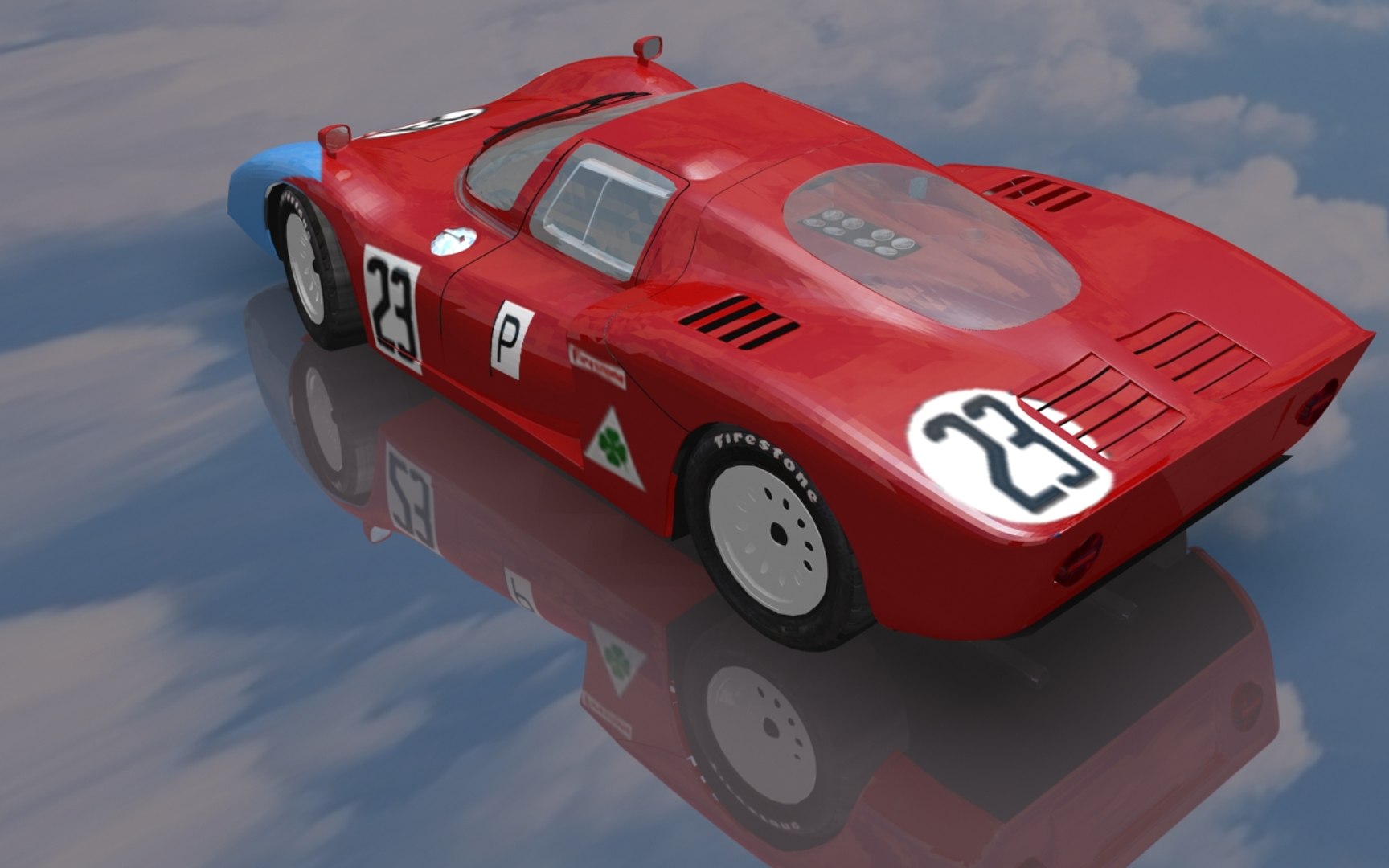 Alfa Romeo T33 3d Model