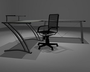Office Desk Maya Models for Download | TurboSquid
