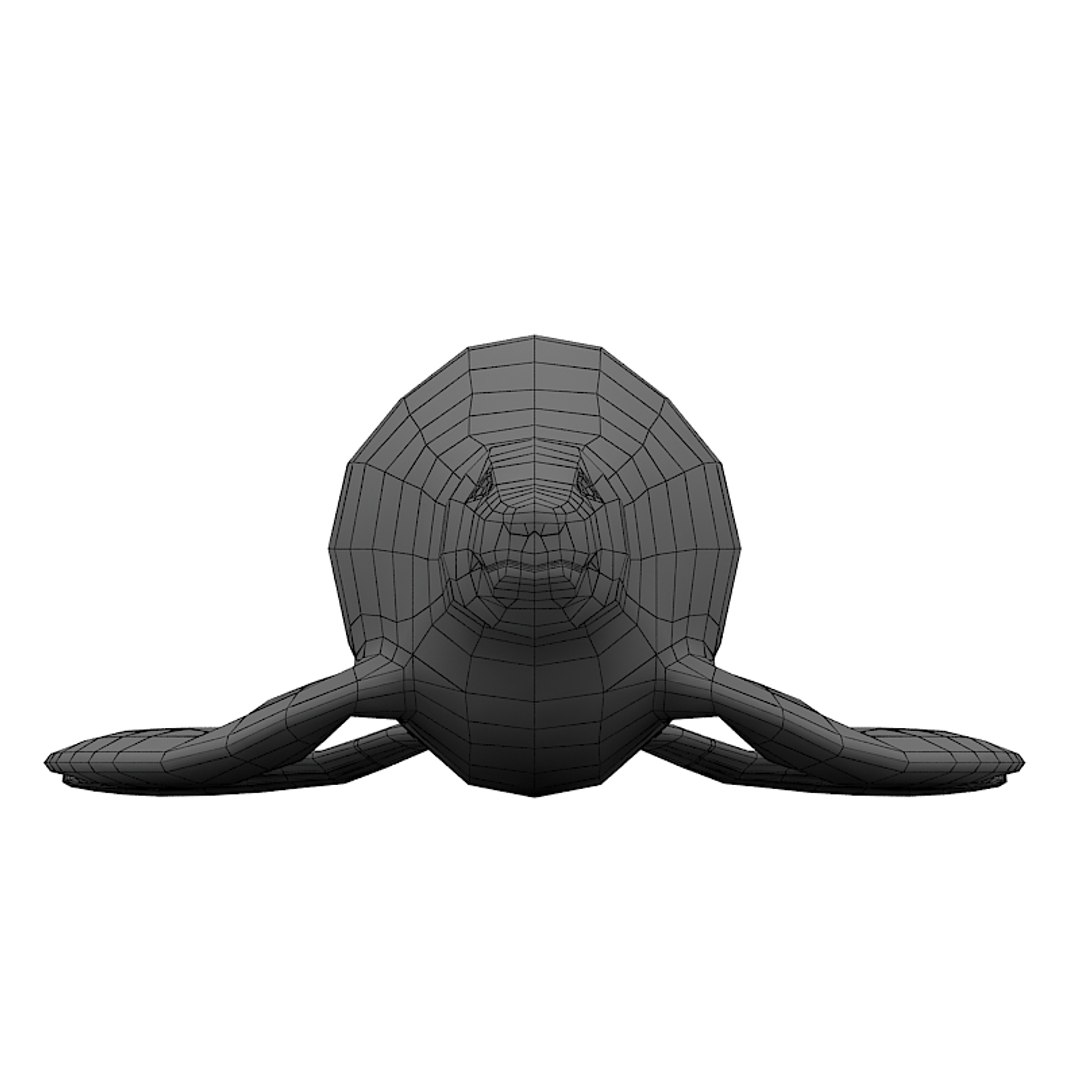 3d Fbx Polygonal Fur Seal