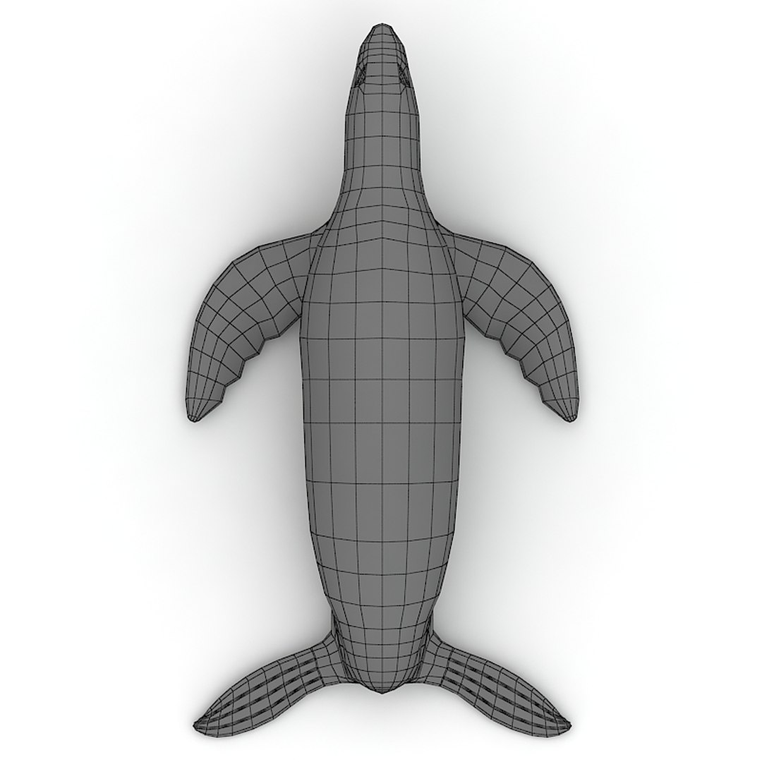 3d Fbx Polygonal Fur Seal