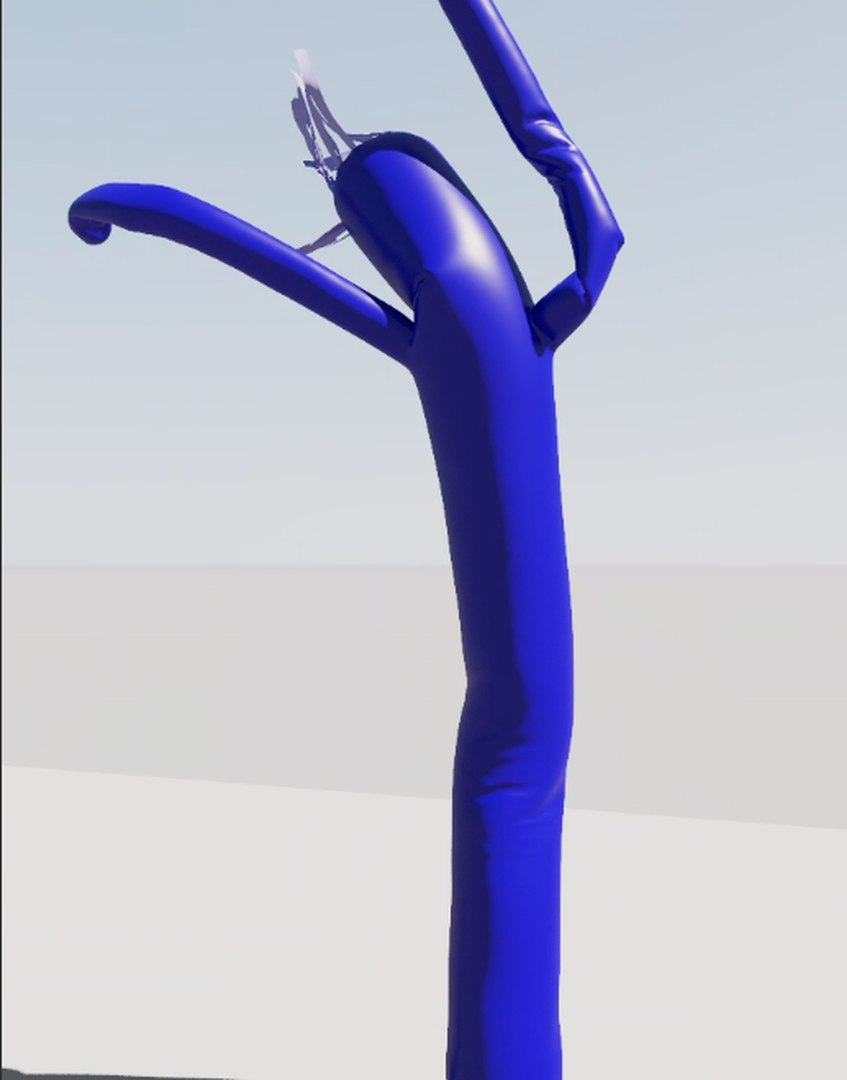 Inflatable Man Balloon ANIMATED 3D Model - TurboSquid 2089478