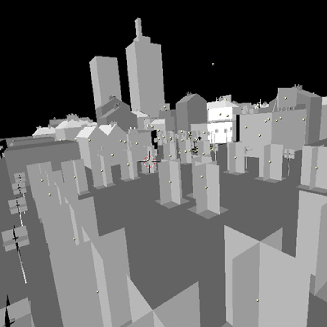 City Blender 3d Model