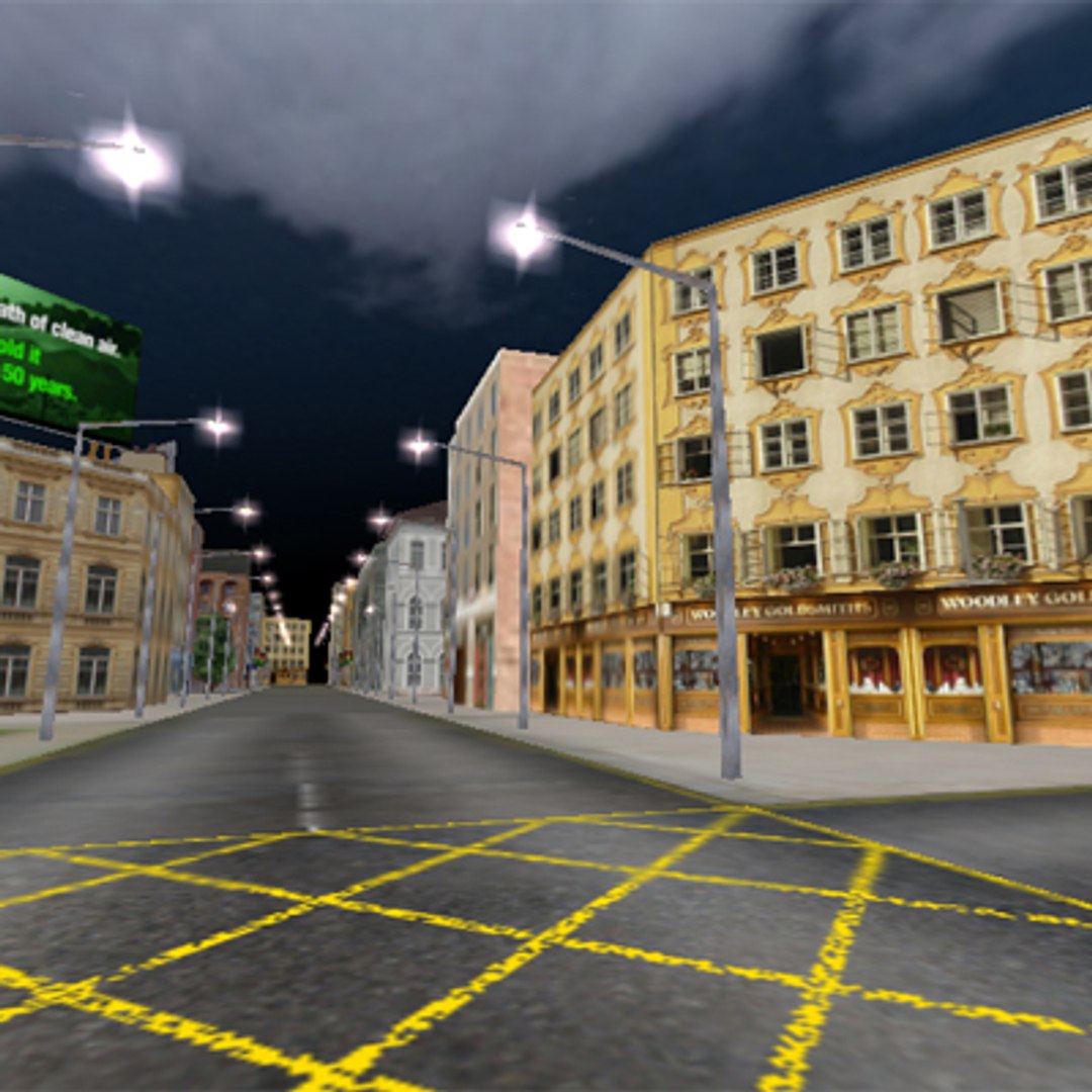City Blender 3d Model