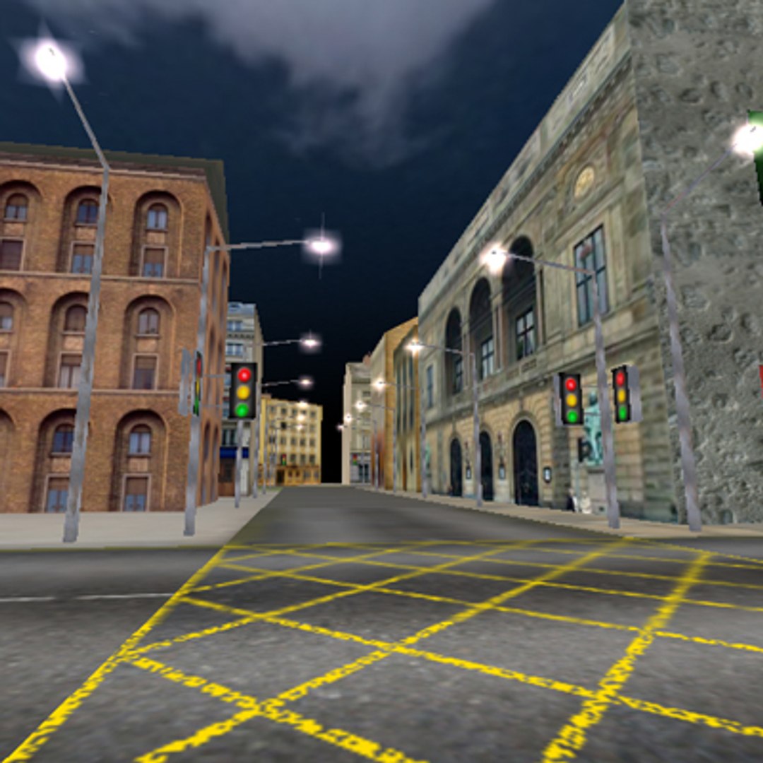City Blender 3d Model
