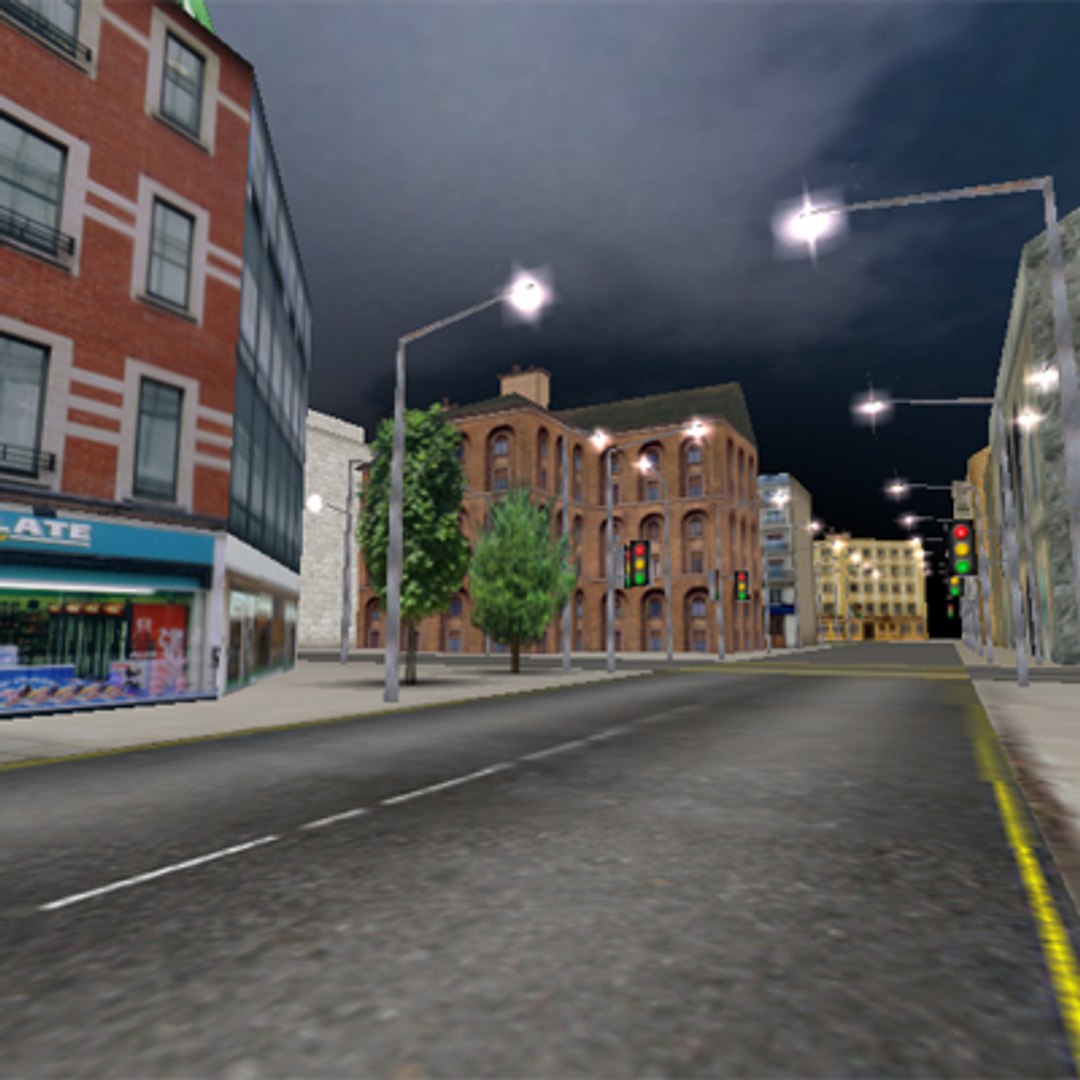 City Blender 3d Model