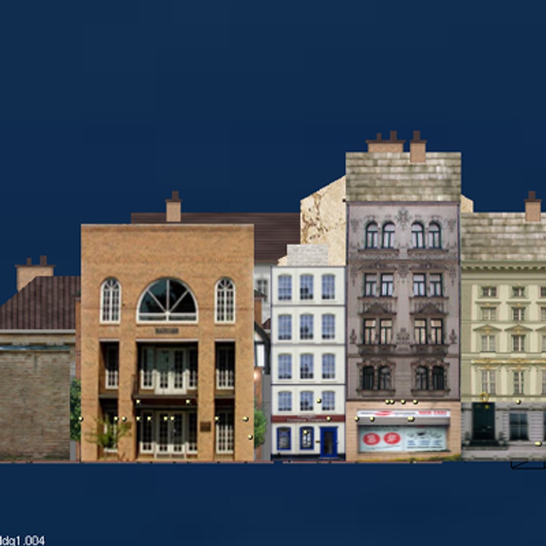 City Blender 3d Model