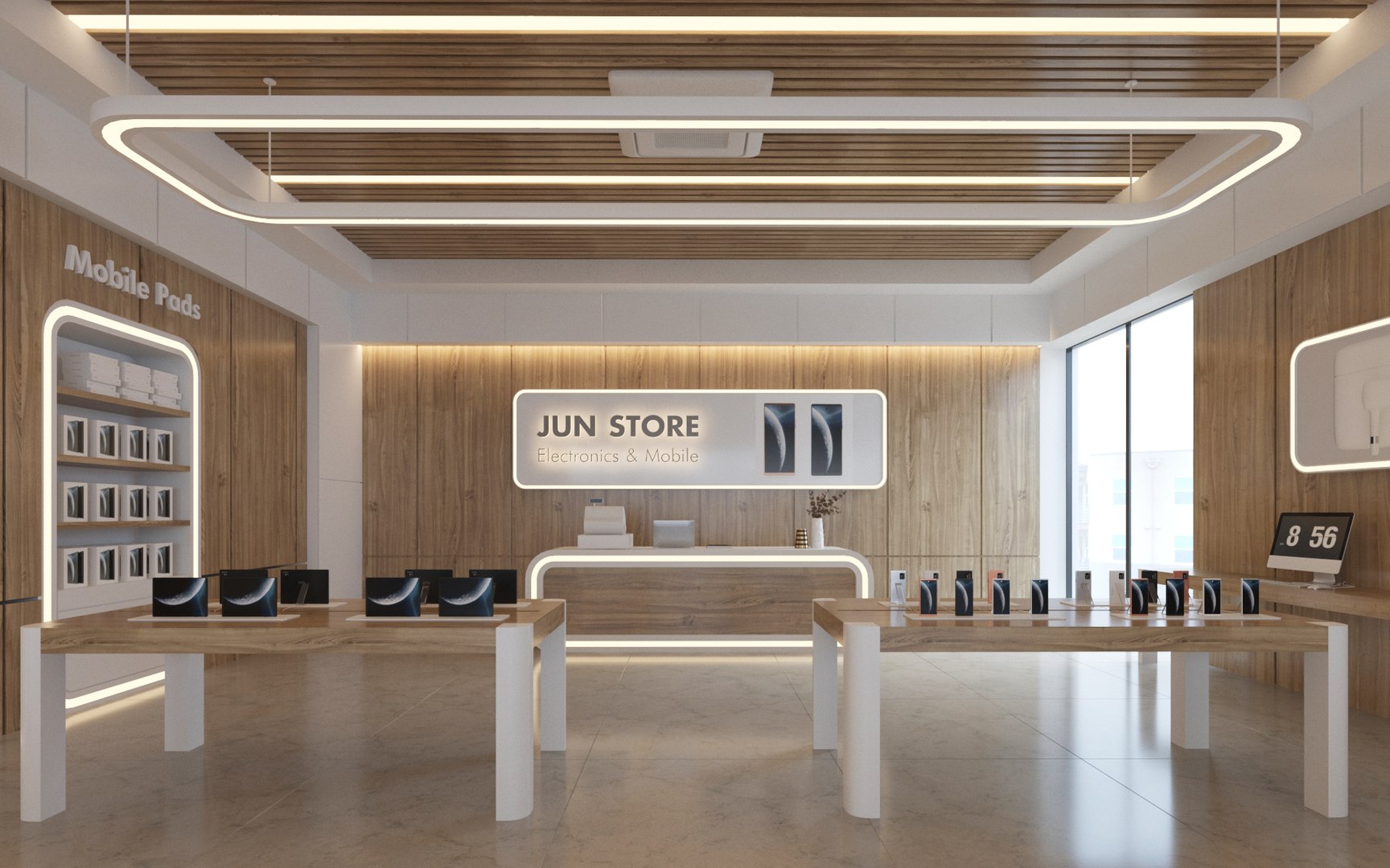 Electronics And Mobile Phone Store Interior 3D Model - TurboSquid 2003501