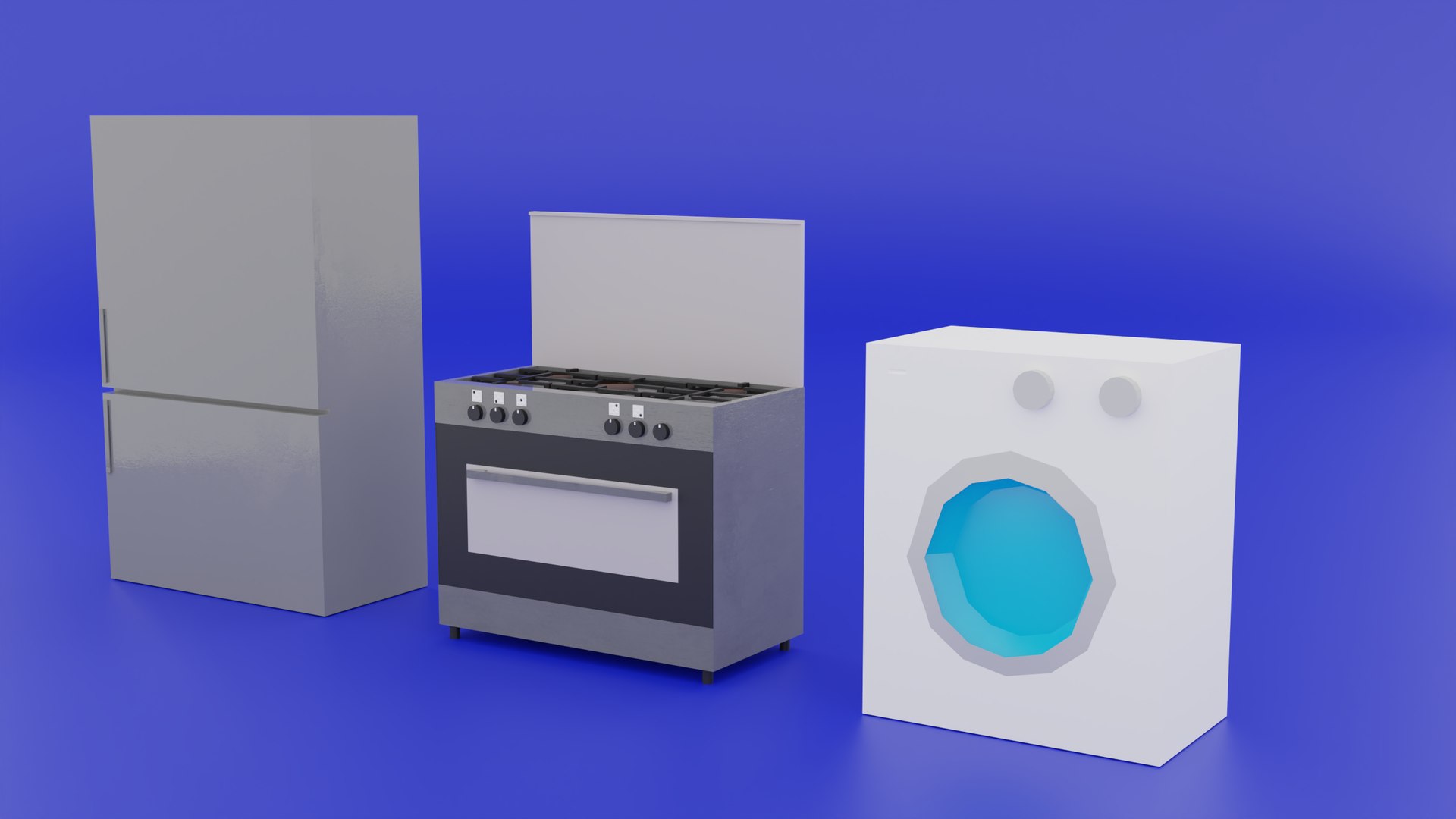 Set Of Household Items 3D Model - TurboSquid 1771421