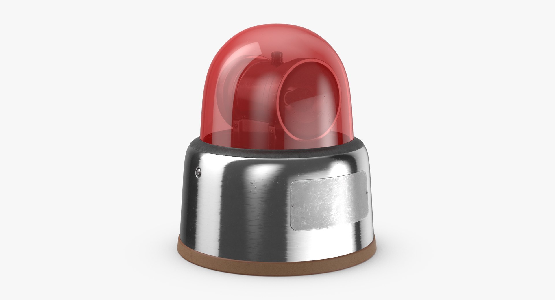 3D car light 70s red model - TurboSquid 1157743
