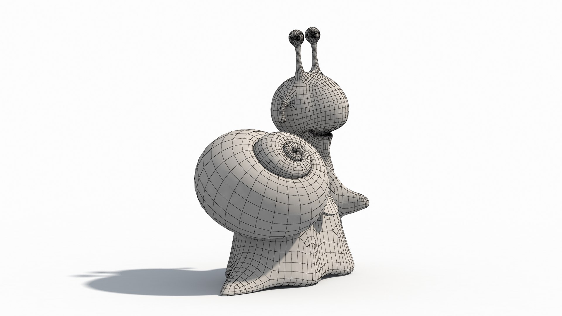 3D Cartoon Snail - TurboSquid 2002058