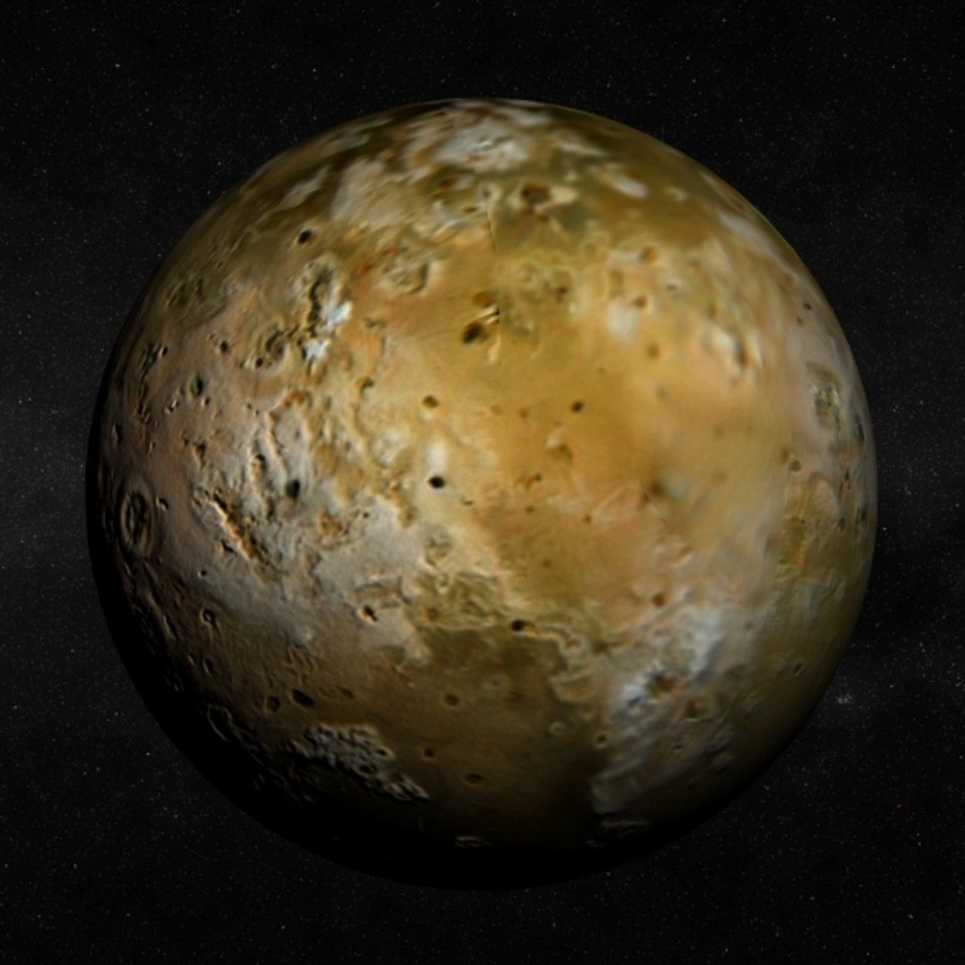 3d Jupiter Io Moon
