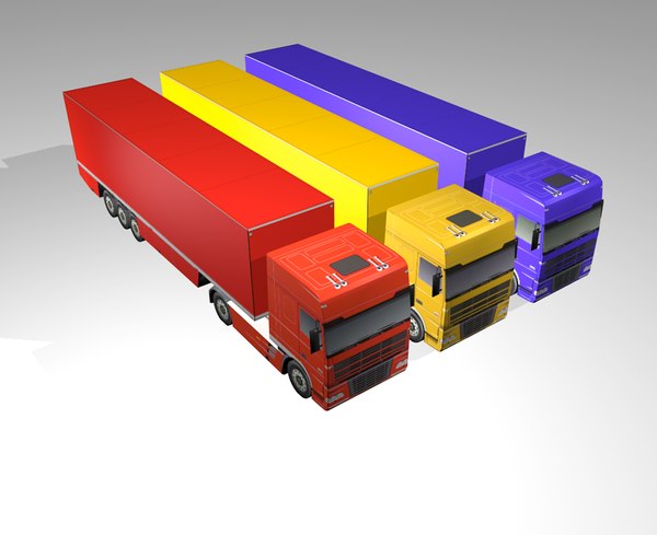 3d cargo truck