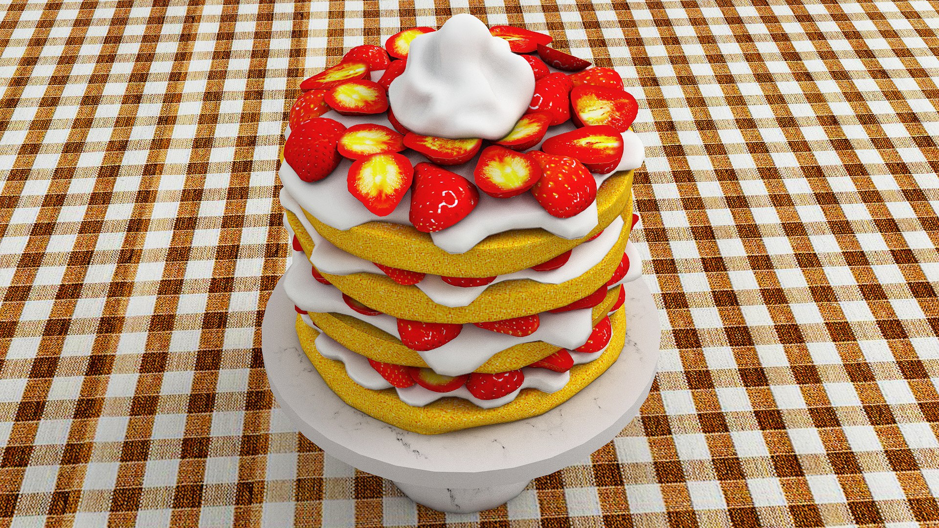 Strawberry Shortcake Model - TurboSquid 1923666