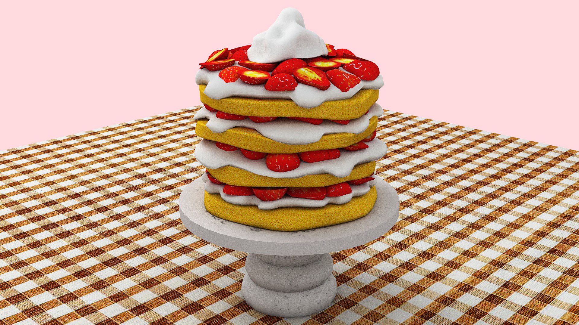 Strawberry Shortcake Model - TurboSquid 1923666