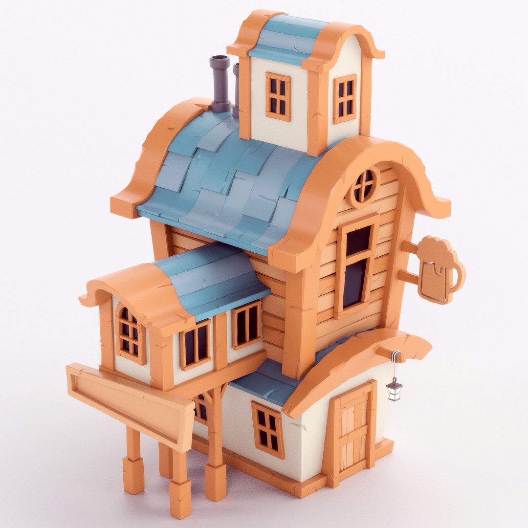 3D Stylized Bar 01 - TurboSquid 1823928