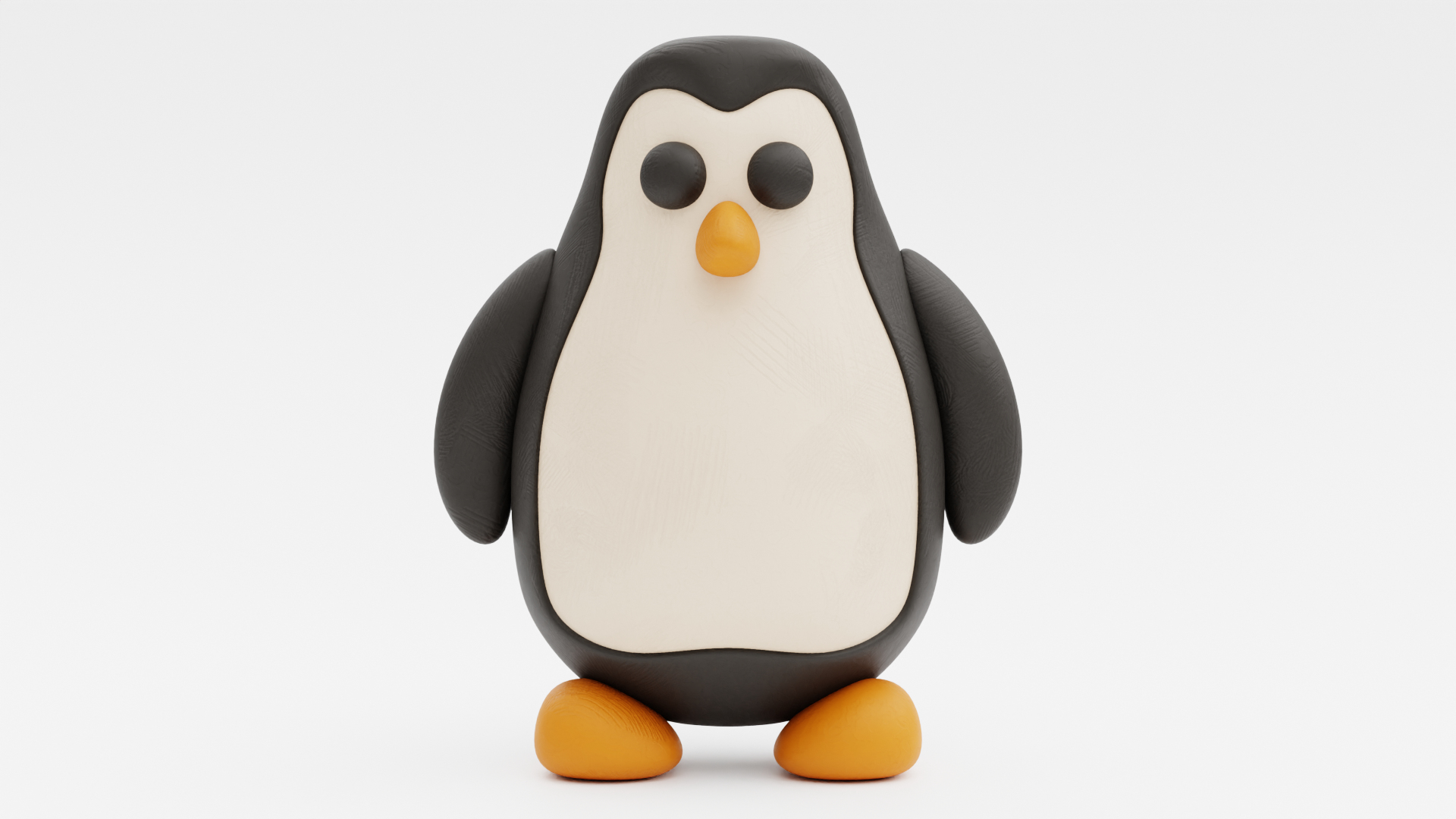 Clay Penguin 3D Model - TurboSquid 2237512