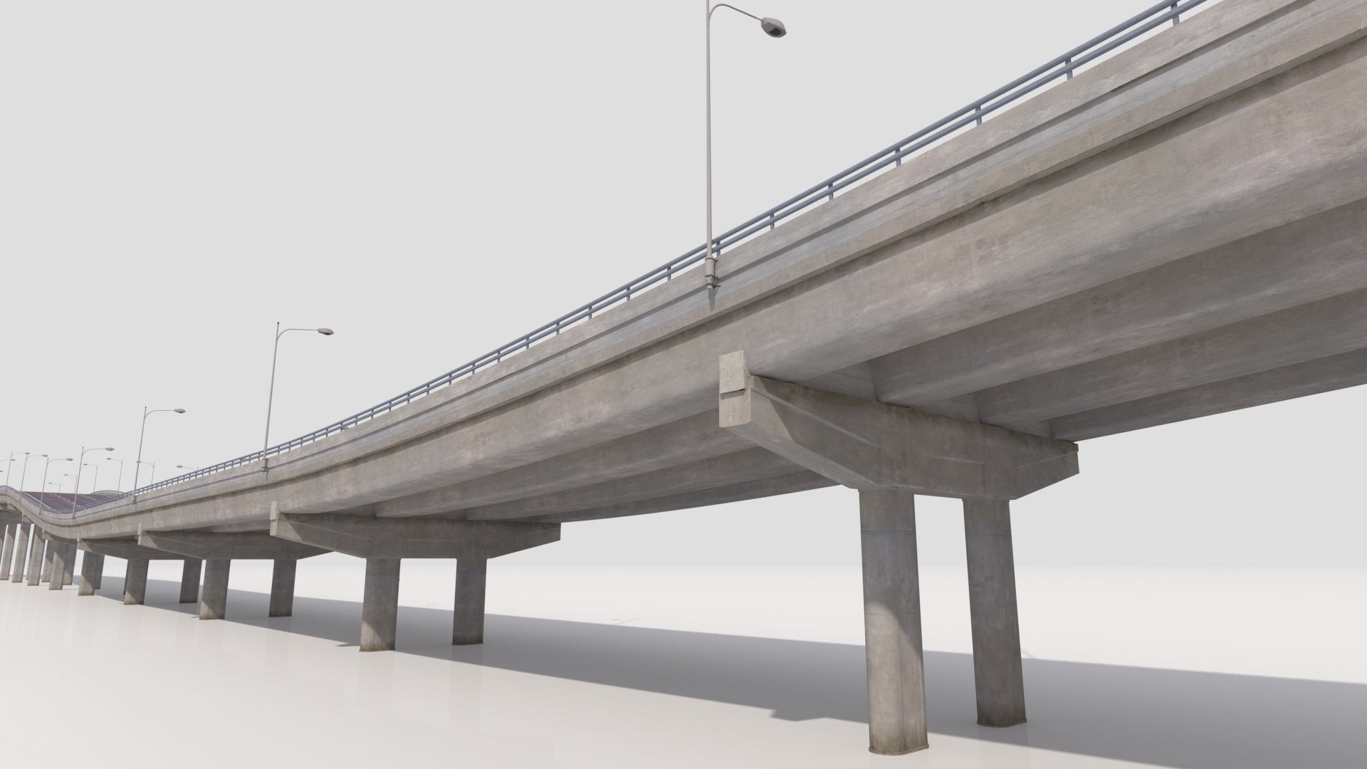 3D Highway PBR - 3 Lane Modular 3d Model 2 Model - TurboSquid 2258038