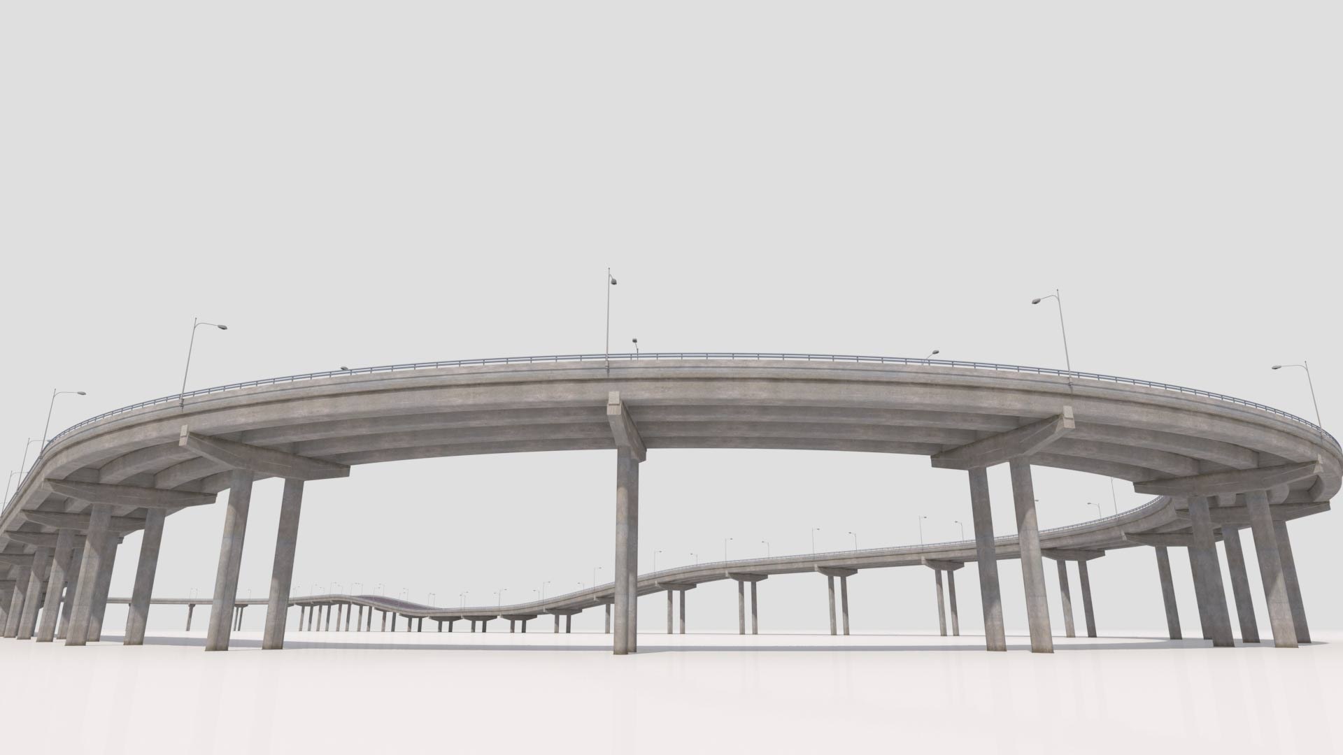 3D Highway PBR - 3 Lane Modular 3d Model 2 Model - TurboSquid 2258038