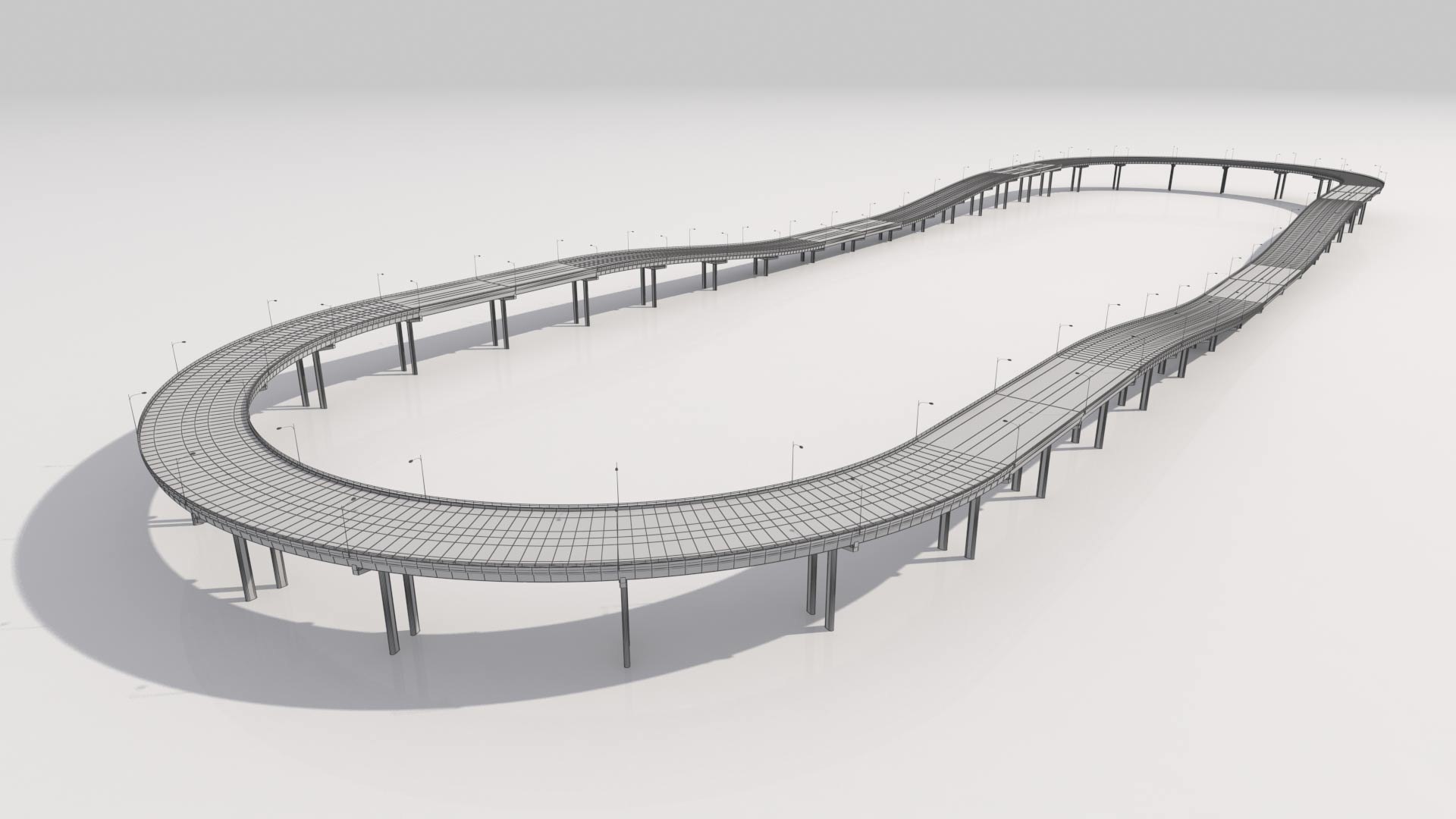 3D Highway PBR - 3 Lane Modular 3d Model 2 Model - TurboSquid 2258038