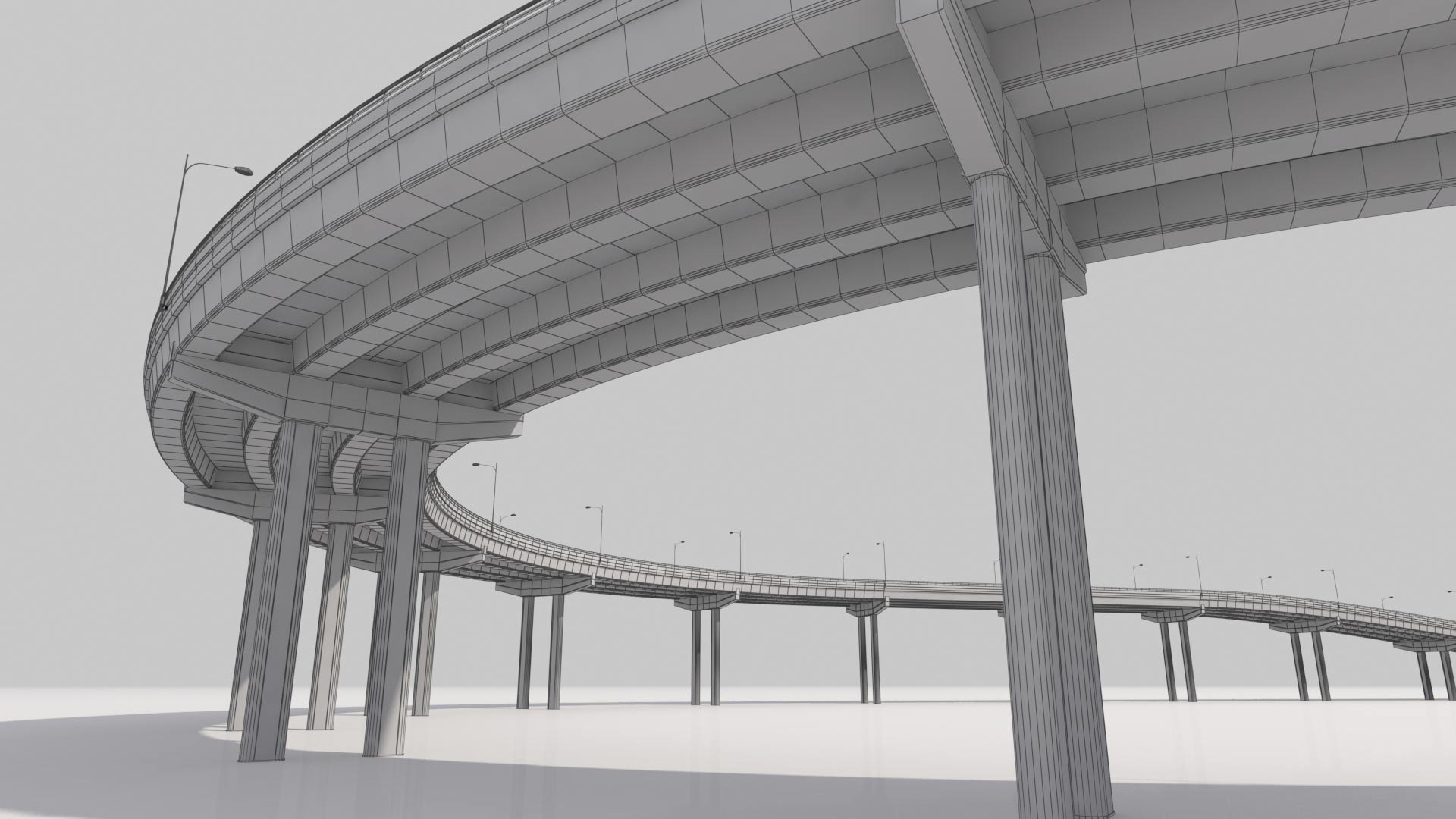 3D Highway PBR - 3 Lane Modular 3d Model 2 Model - TurboSquid 2258038