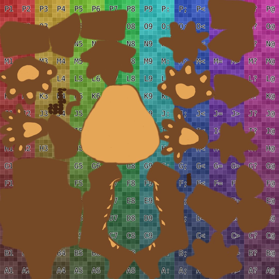 3d Bear Cartoon Model