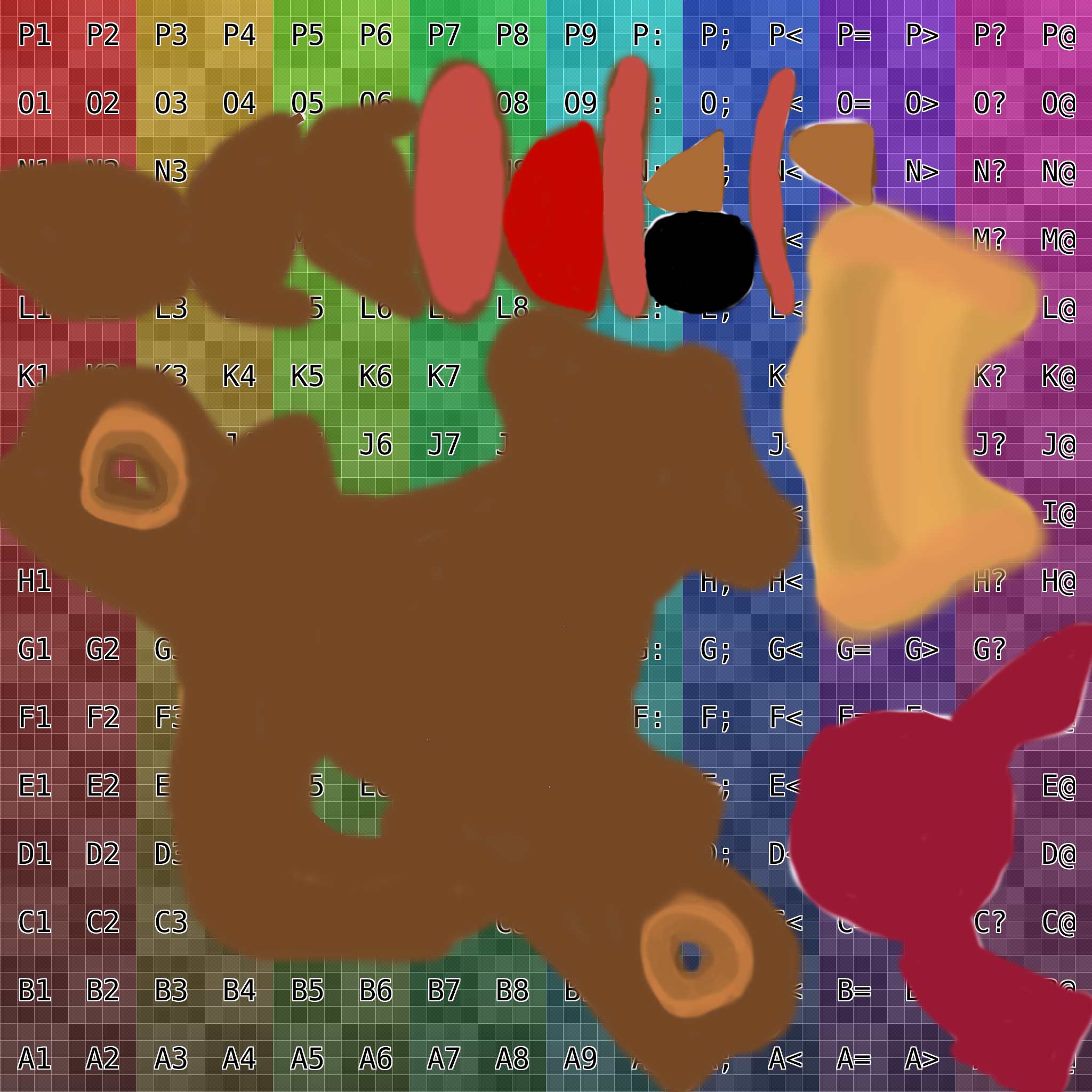 3d bear cartoon model