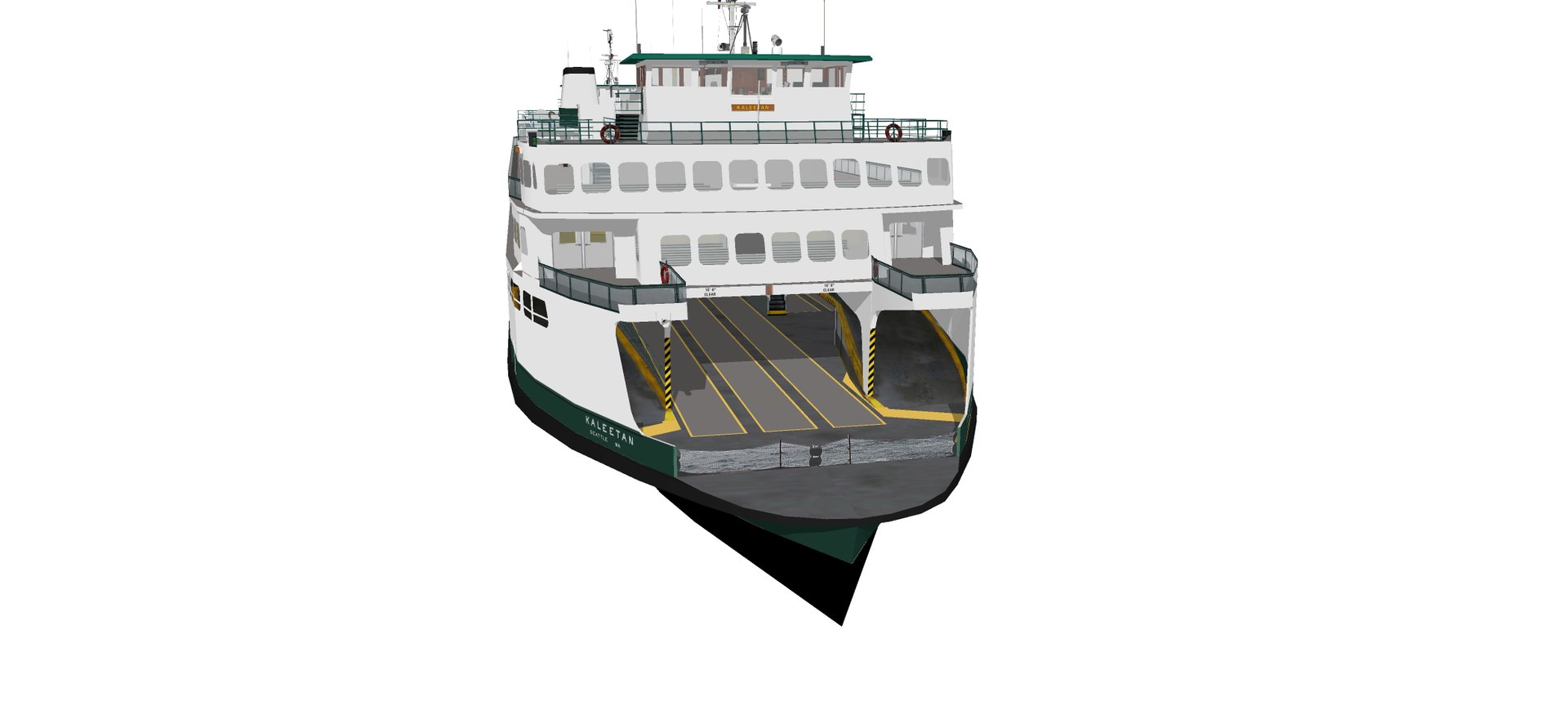 Ferries Washington State 3d Model