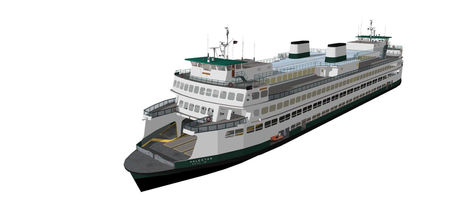 Ferries Washington State 3d Model