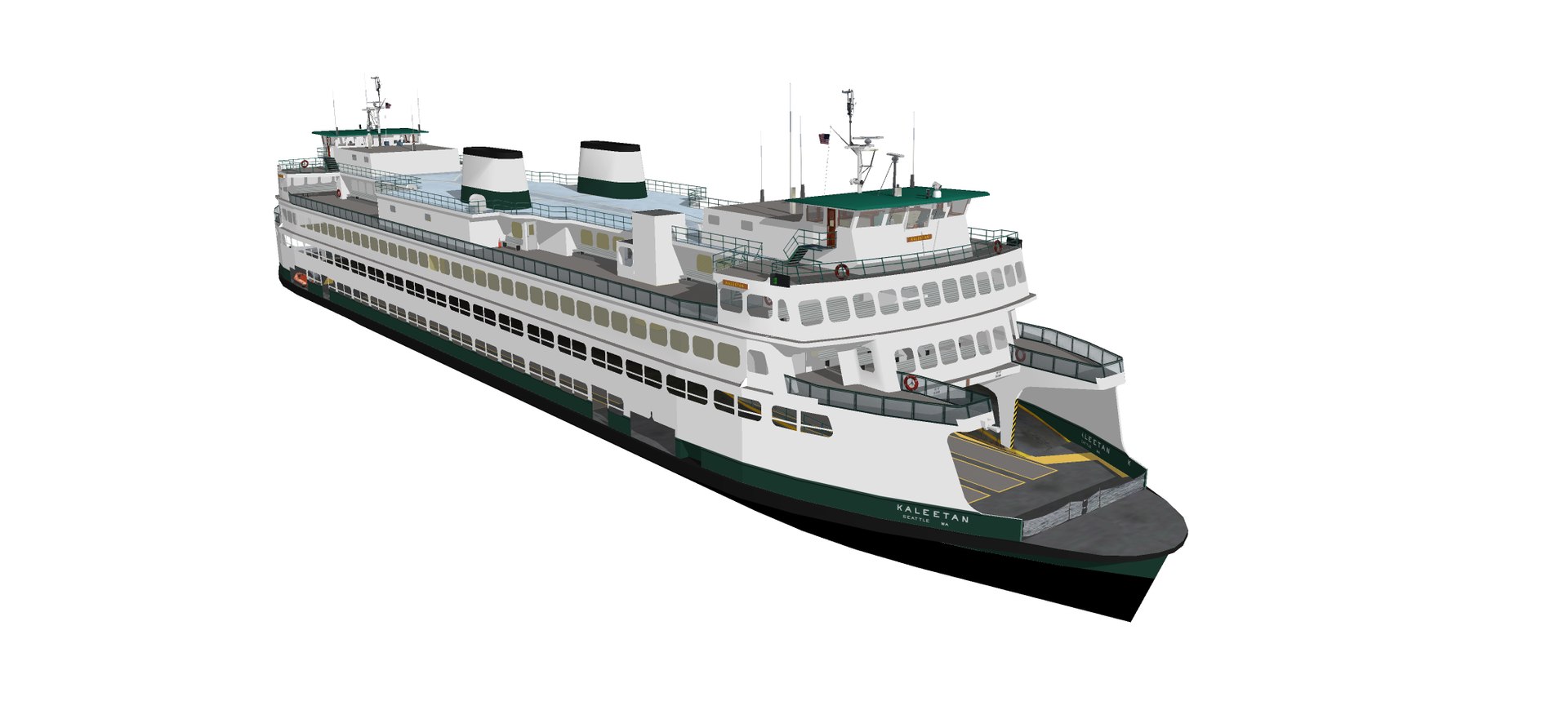 Ferries Washington State 3d Model