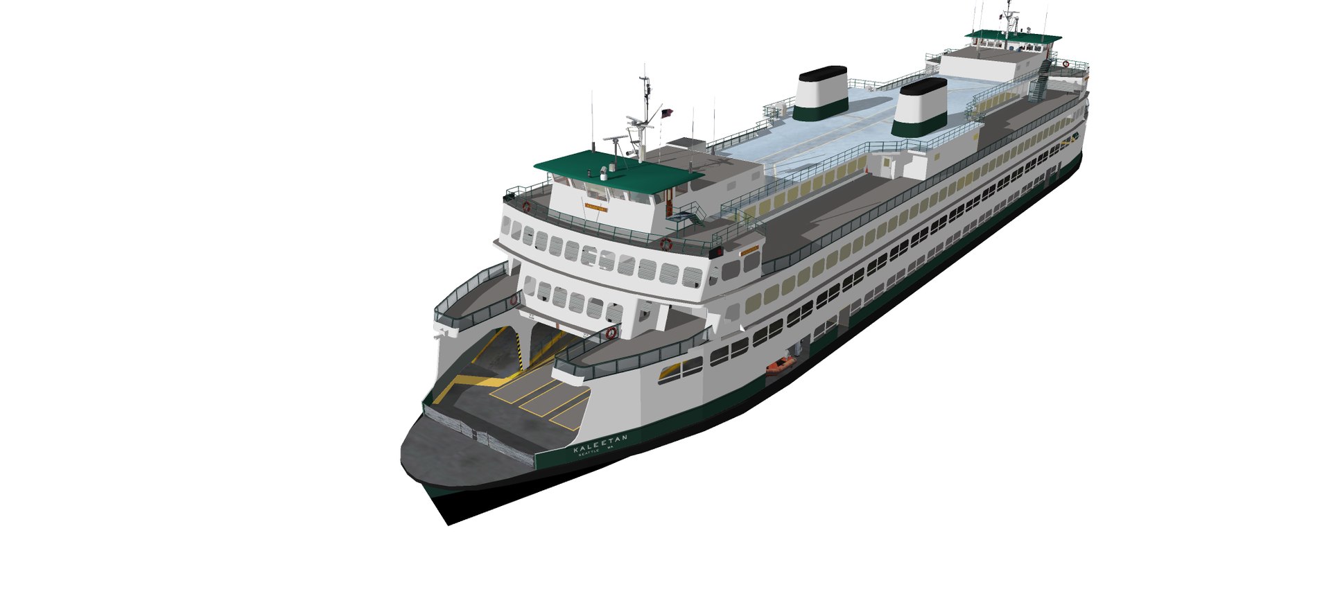 Ferries Washington State 3d Model