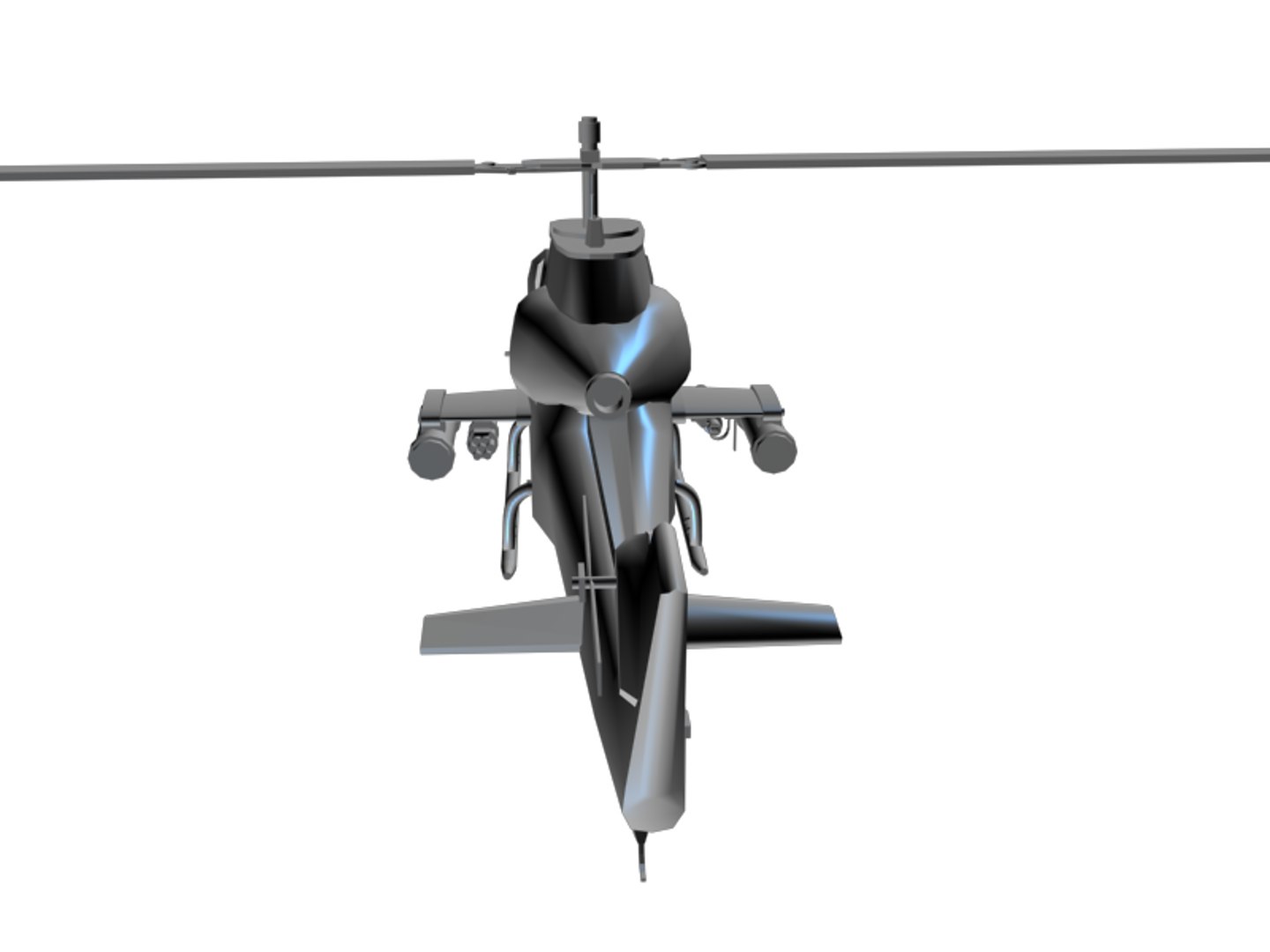 Free Helicopter 3d Model