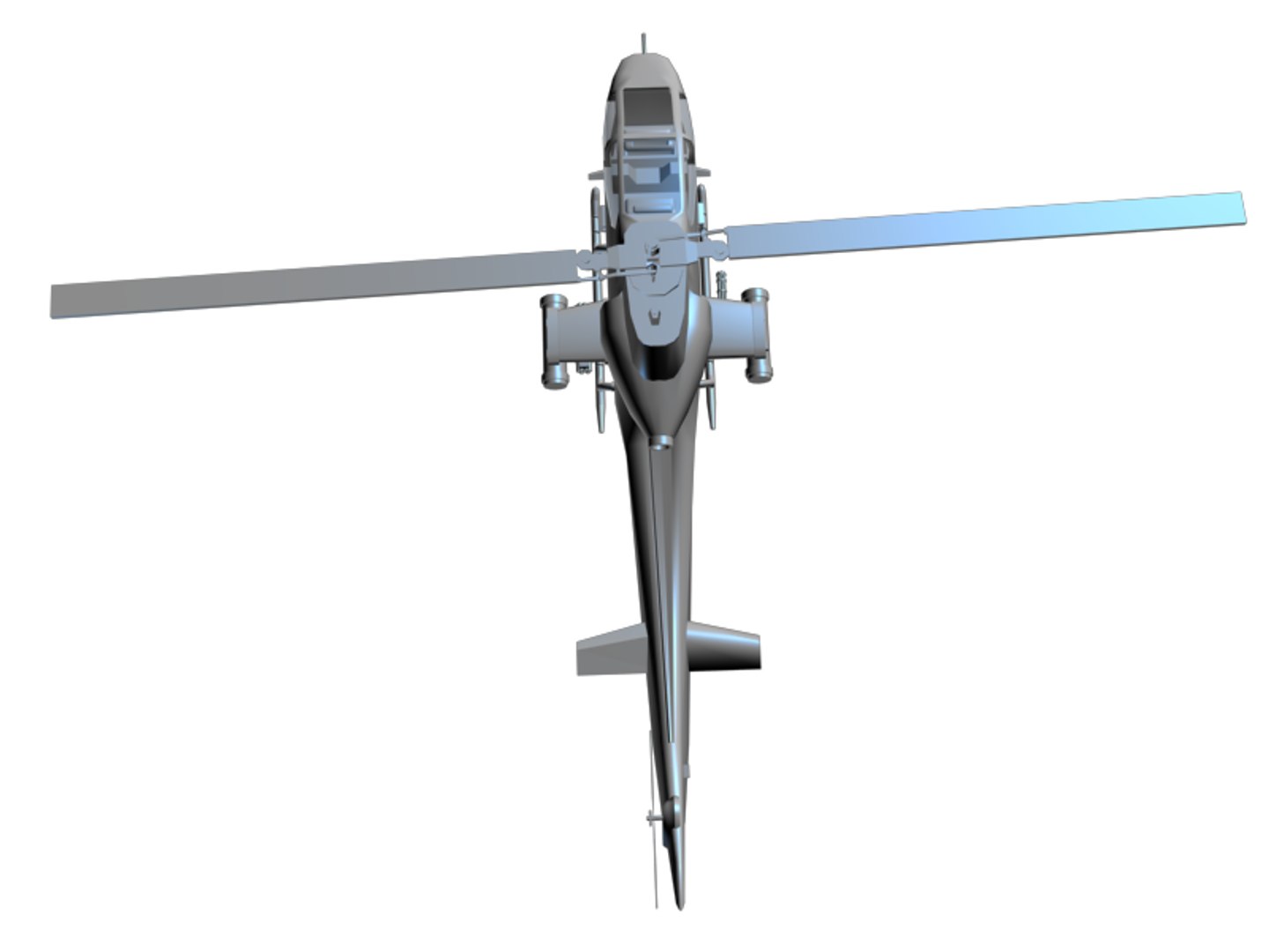 Free Helicopter 3d Model