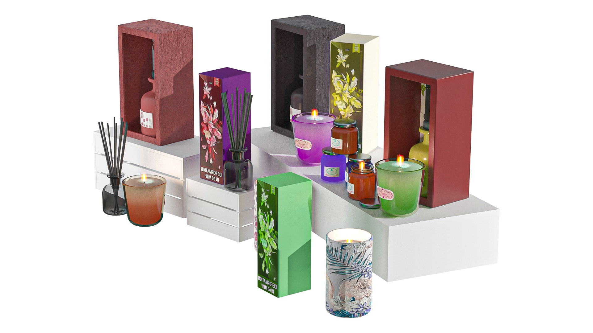 Aroma Set 3D Model - TurboSquid 2187843