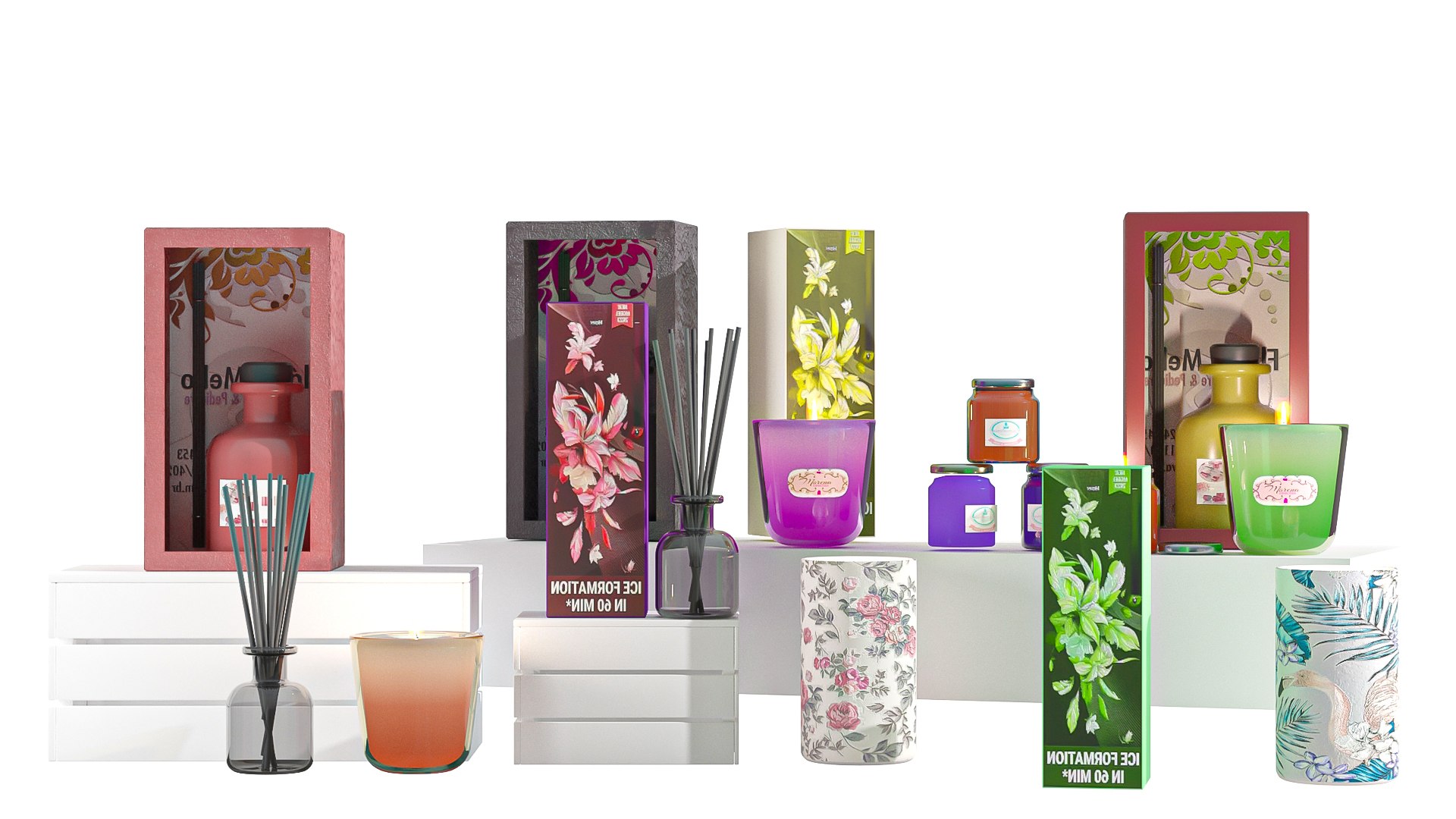 Aroma Set 3D Model - TurboSquid 2187843