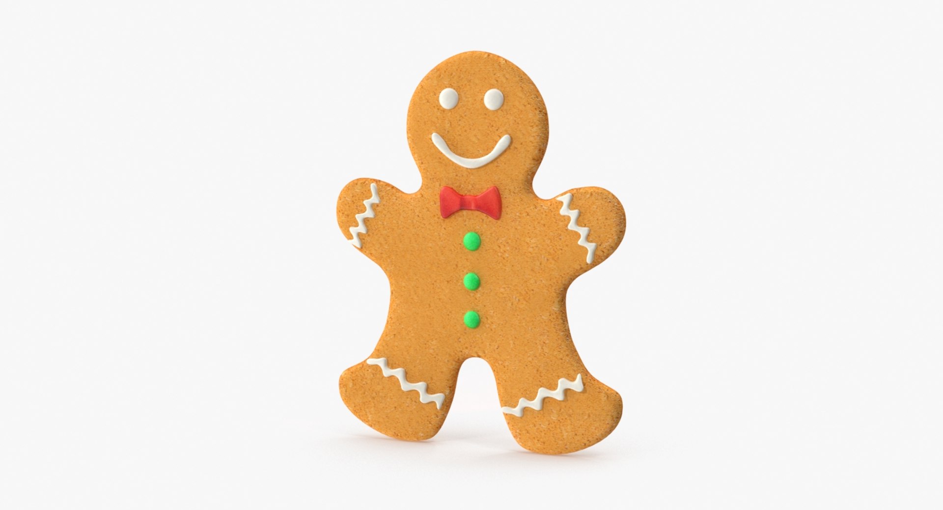 3d gingerbread man