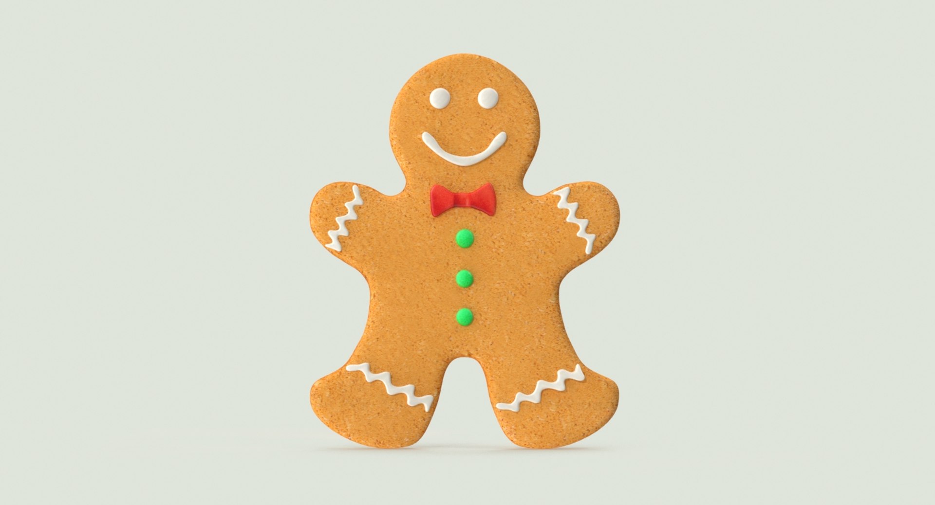 3d gingerbread man