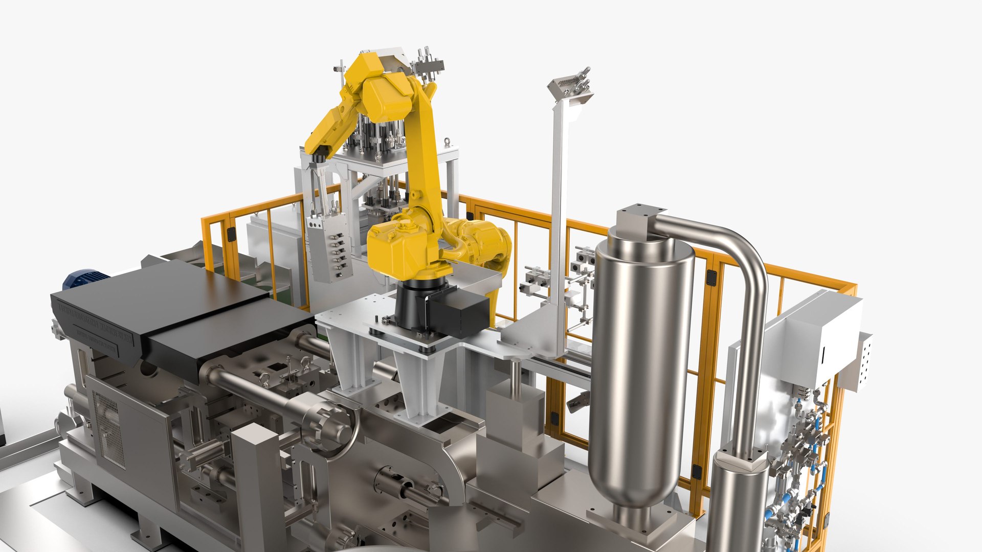 350T Die Casting Peripheral Automation 3D Model - TurboSquid 2409193