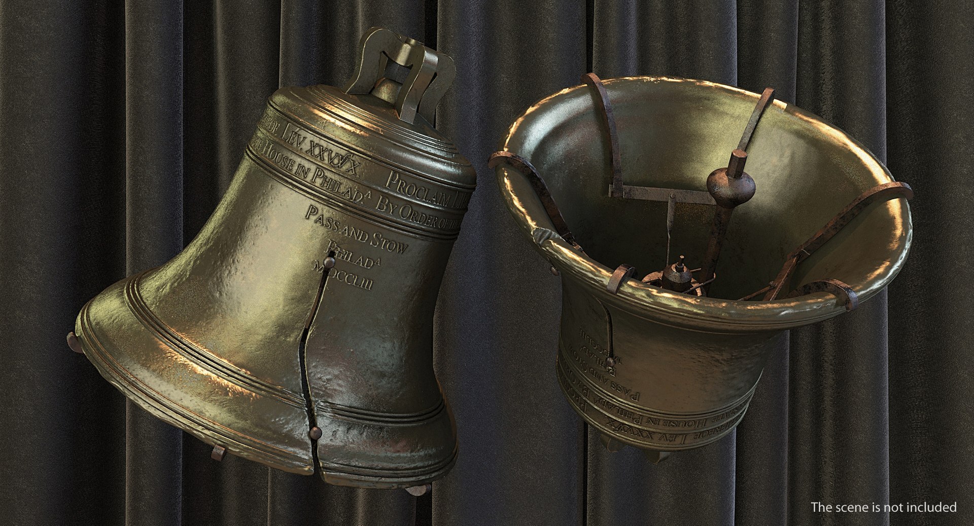 Liberty Bell 3D Model - TurboSquid 1423783