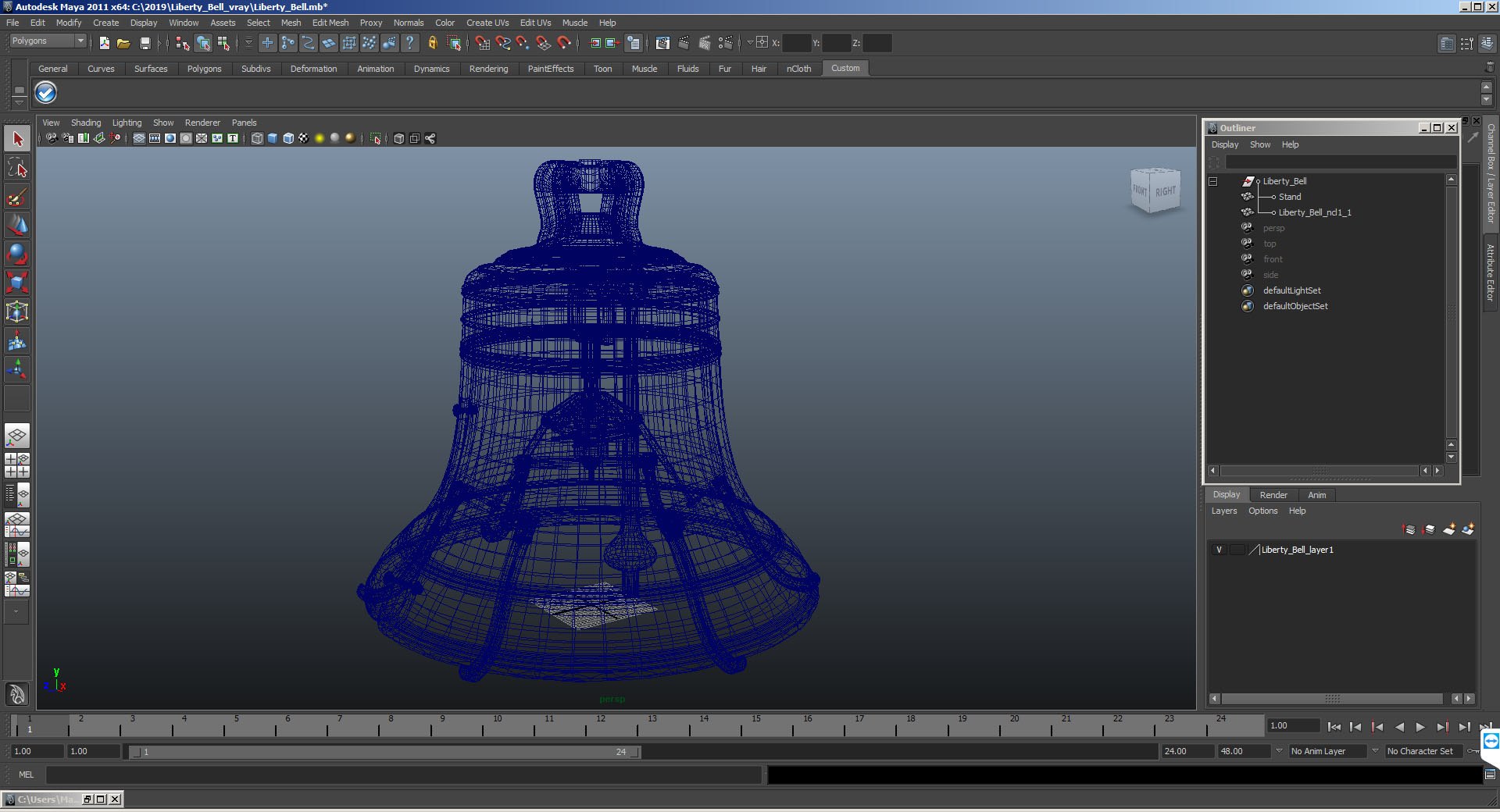Liberty bell 3D model - TurboSquid 1423783