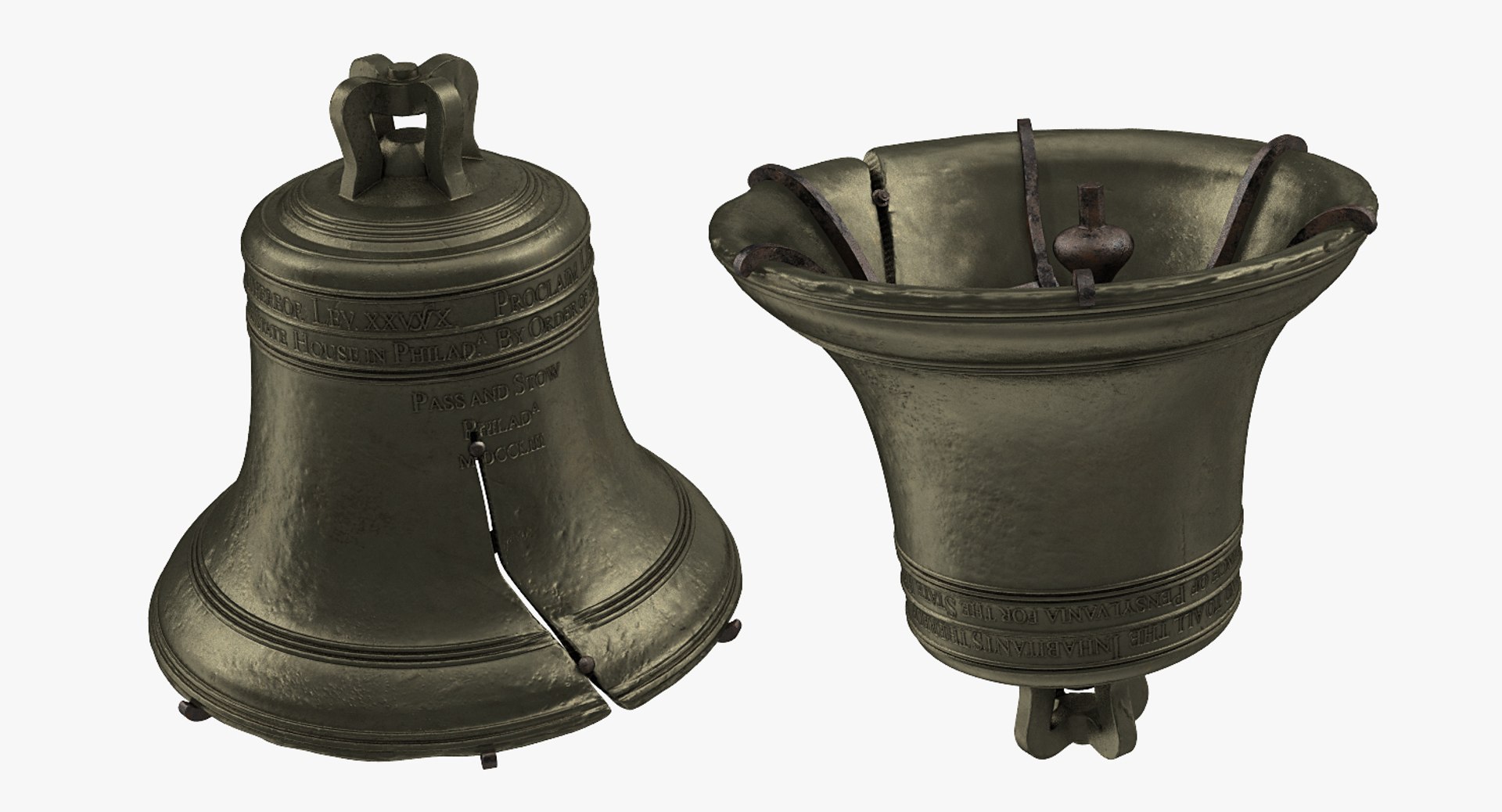 Liberty Bell 3D Model - TurboSquid 1423783