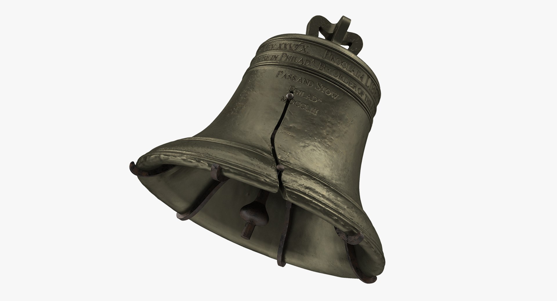 Liberty bell 3D model - TurboSquid 1423783