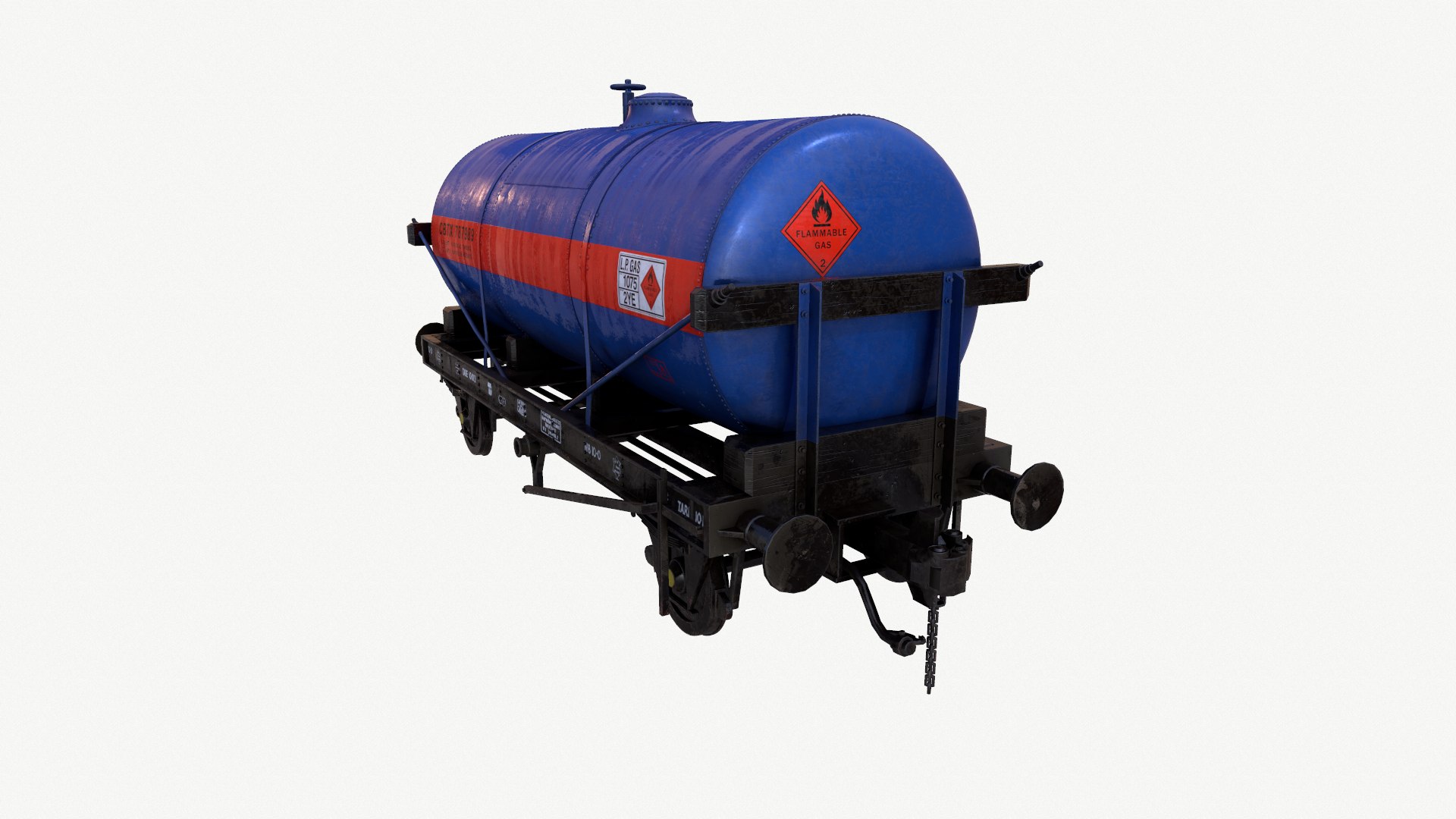 Rail Tanker 3D model - TurboSquid 2174592