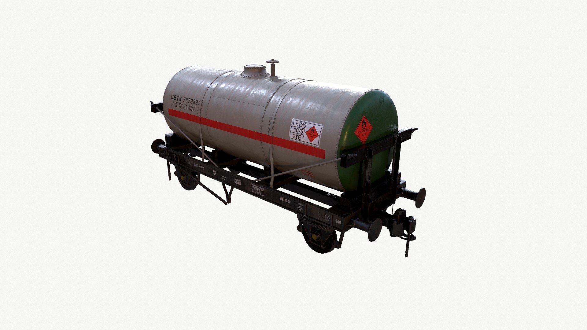 Rail Tanker 3D model - TurboSquid 2174592